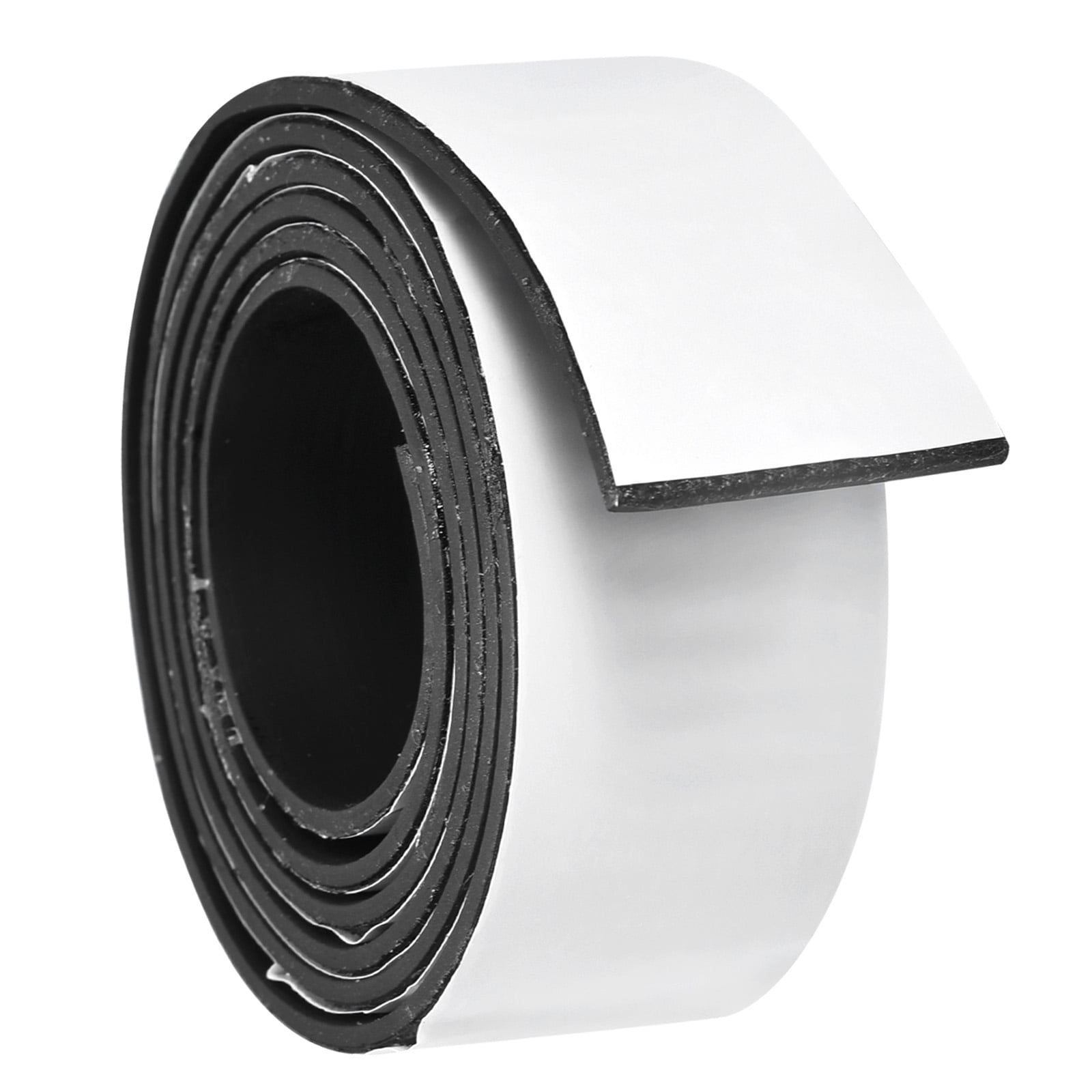 Uxcell 2"W x 5/64"T x 6'L Adhesive Rubber Strips Solid Neoprene Rubber ...