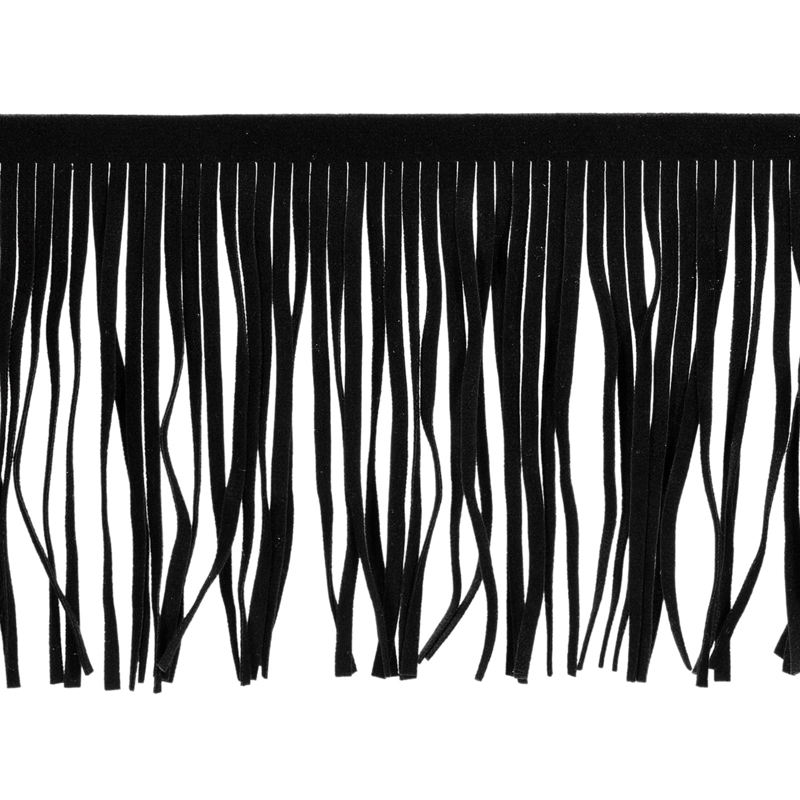Uxcell 2 Yards 12 Inch Leather Suede Fringe Trim DIY Tassel Fringe for ...