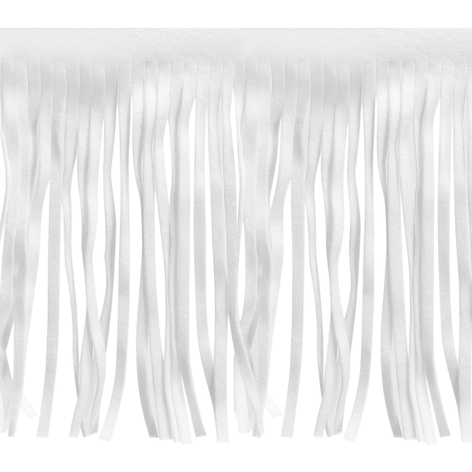 Uxcell 2 Yards 12 Inch Leather Suede Fringe Trim DIY Tassel Fringe for ...
