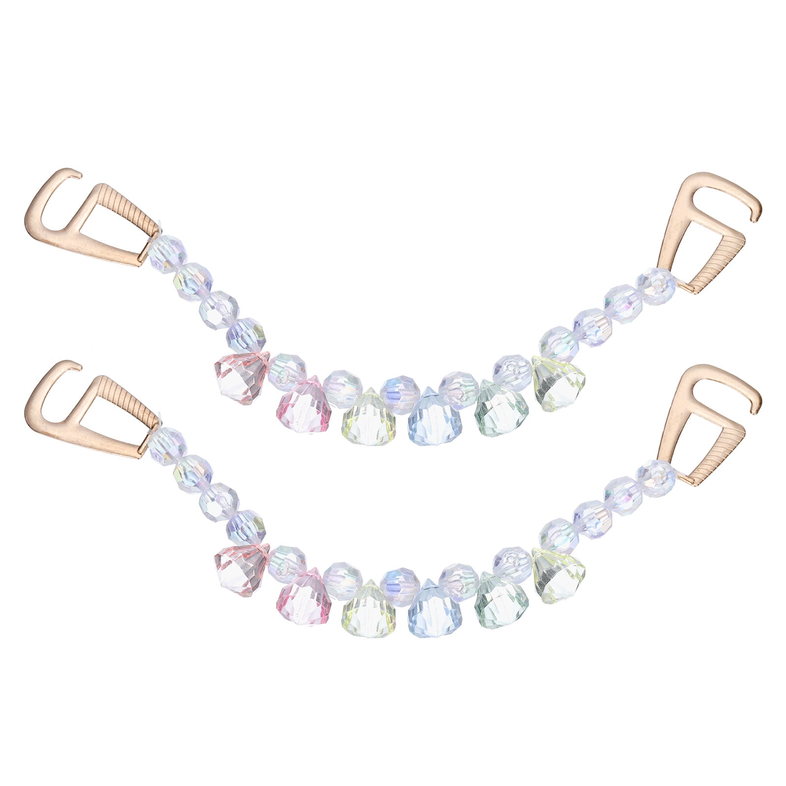 Uxcell 2 pack Shoe Charm Chain Bead Shape for Shoes Decoration ...