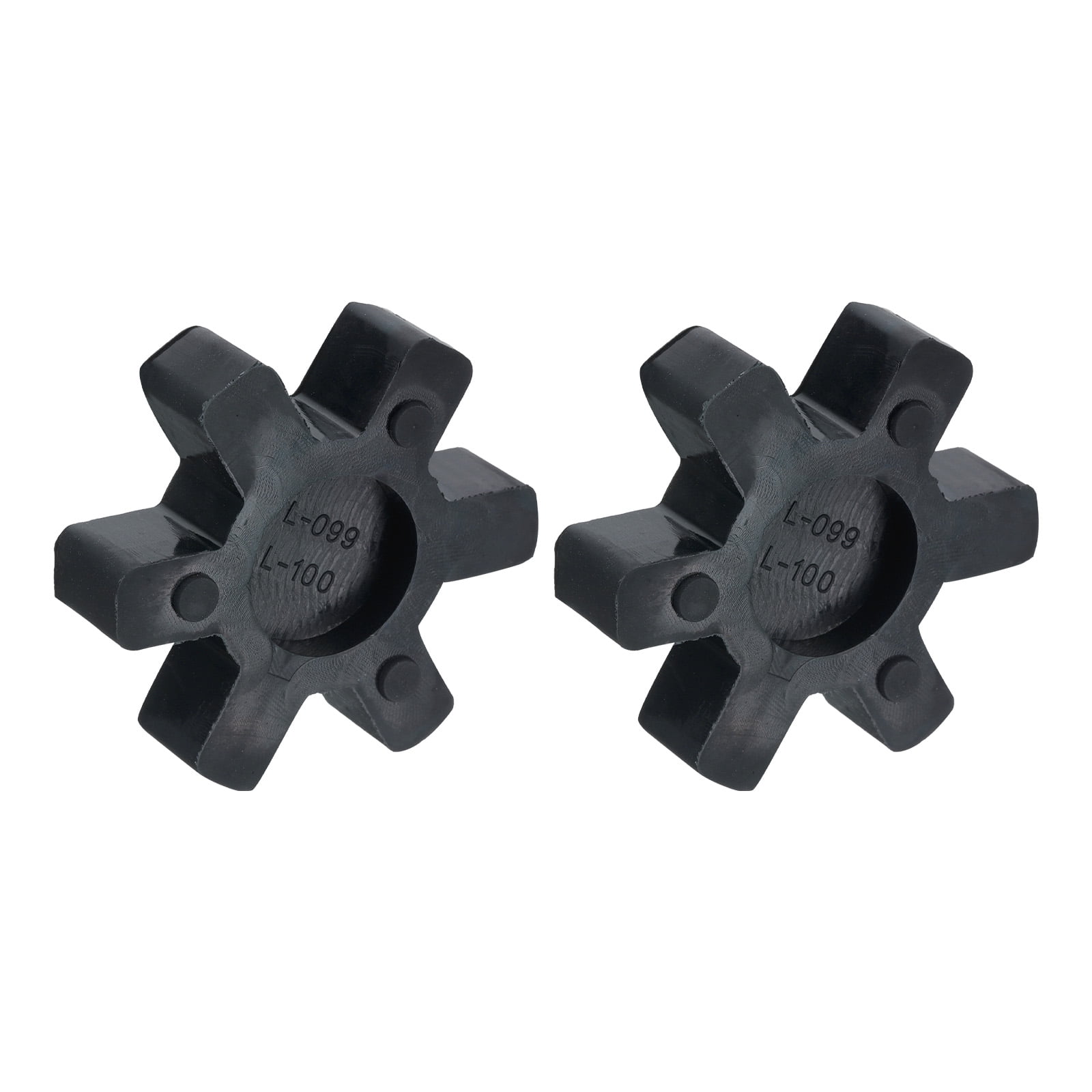 Uxcell 2 packs L099/L100 Jaw Coupling Insert NBR Rubber L-Jaw Coupler ...