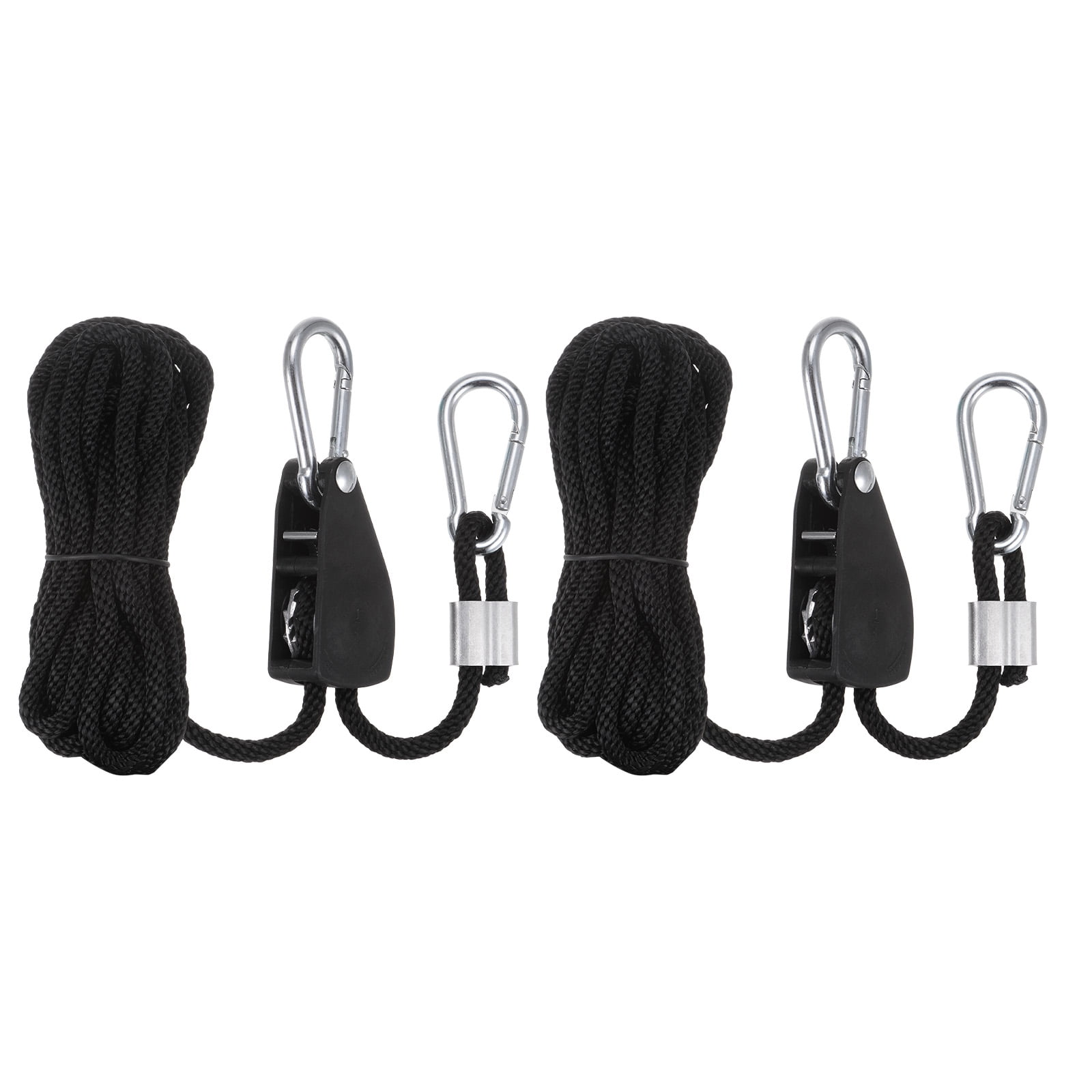 Uxcell 2 pieces 1/4" (6mm) Adjustable Ratchet Rope Hanger 16.4ft ...