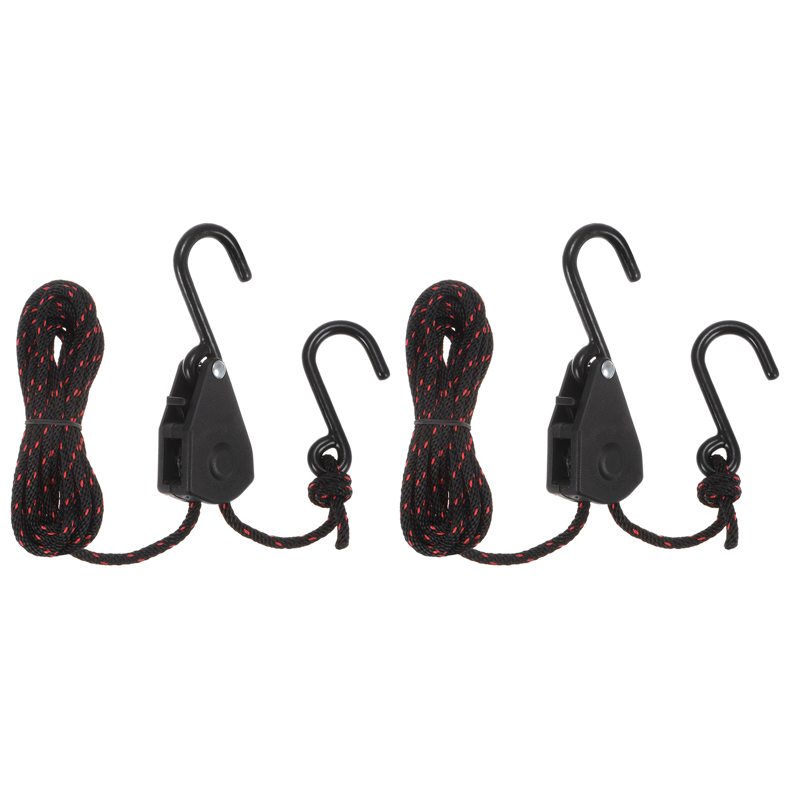 Uxcell 2 pieces 1/8" (4mm) Tie Down Rope Hanger Metal Gears Ratchets 16 ...