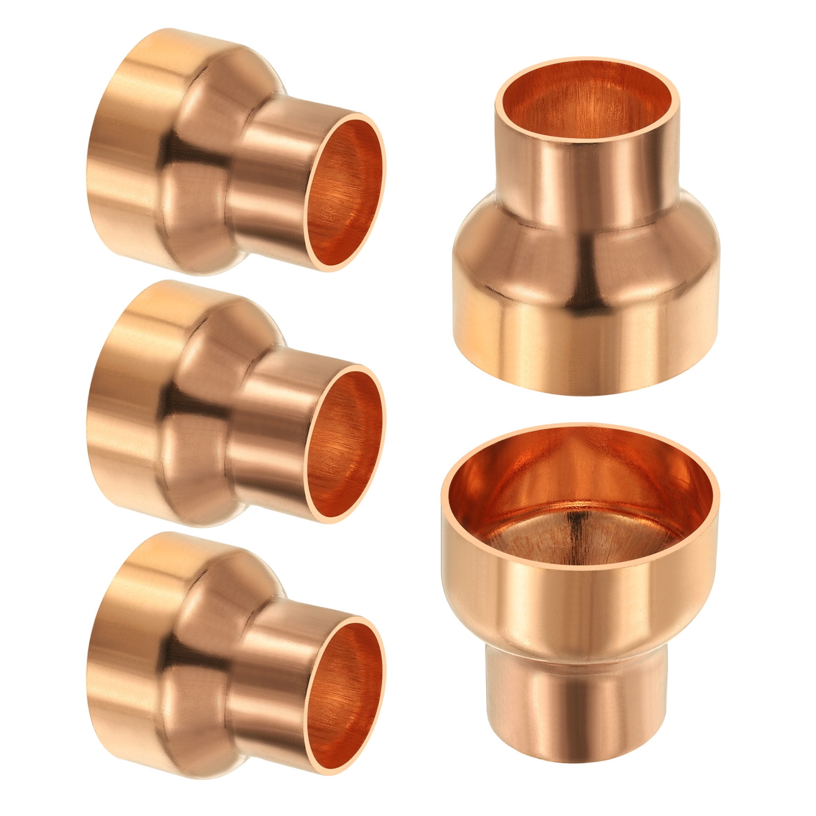 Uxcell 2" to 1-1/4" Nominal Size Copper Reducer Reducing Coupling ...