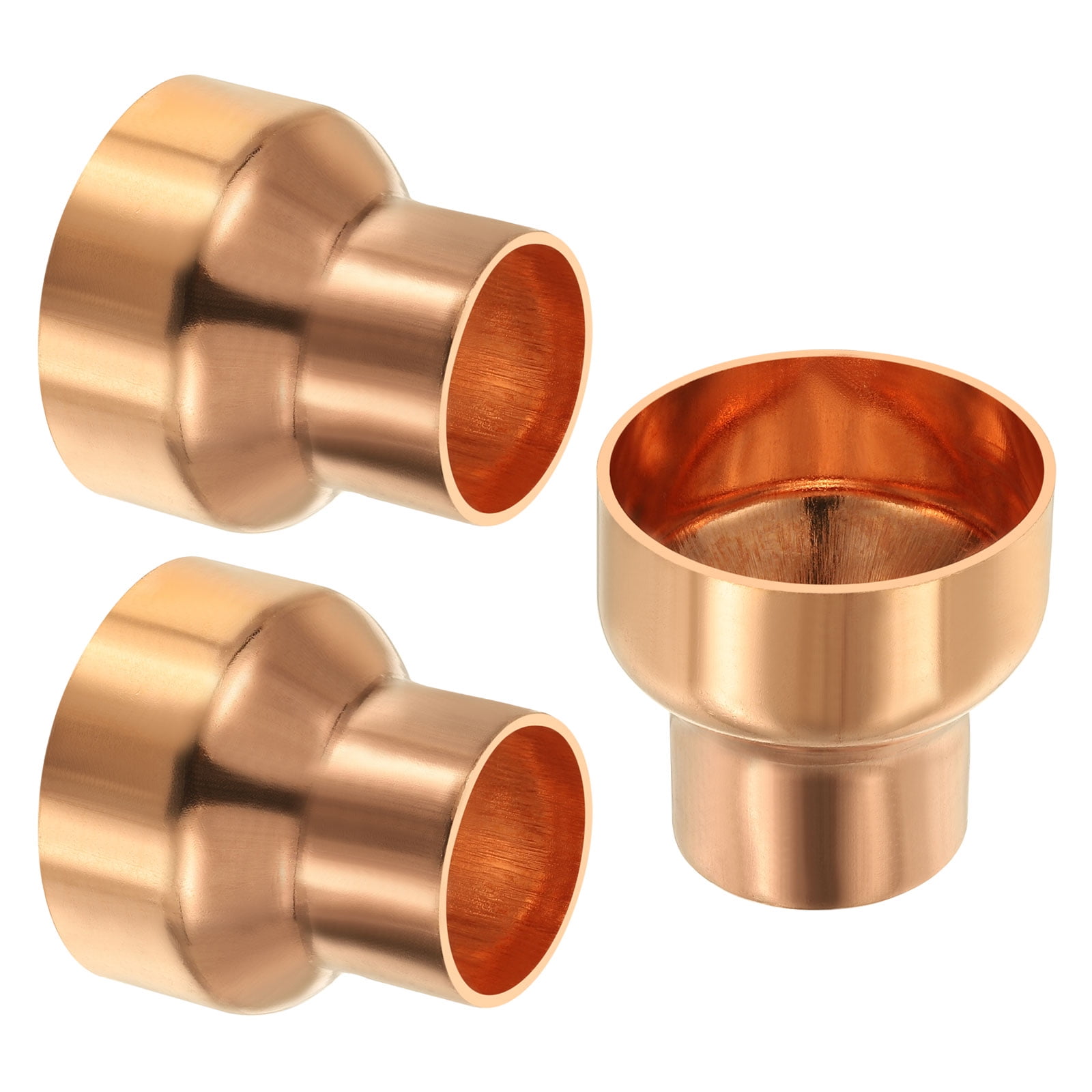 Uxcell 2" to 1" Nominal Size Copper Reducer Reducing Coupling Pressure ...
