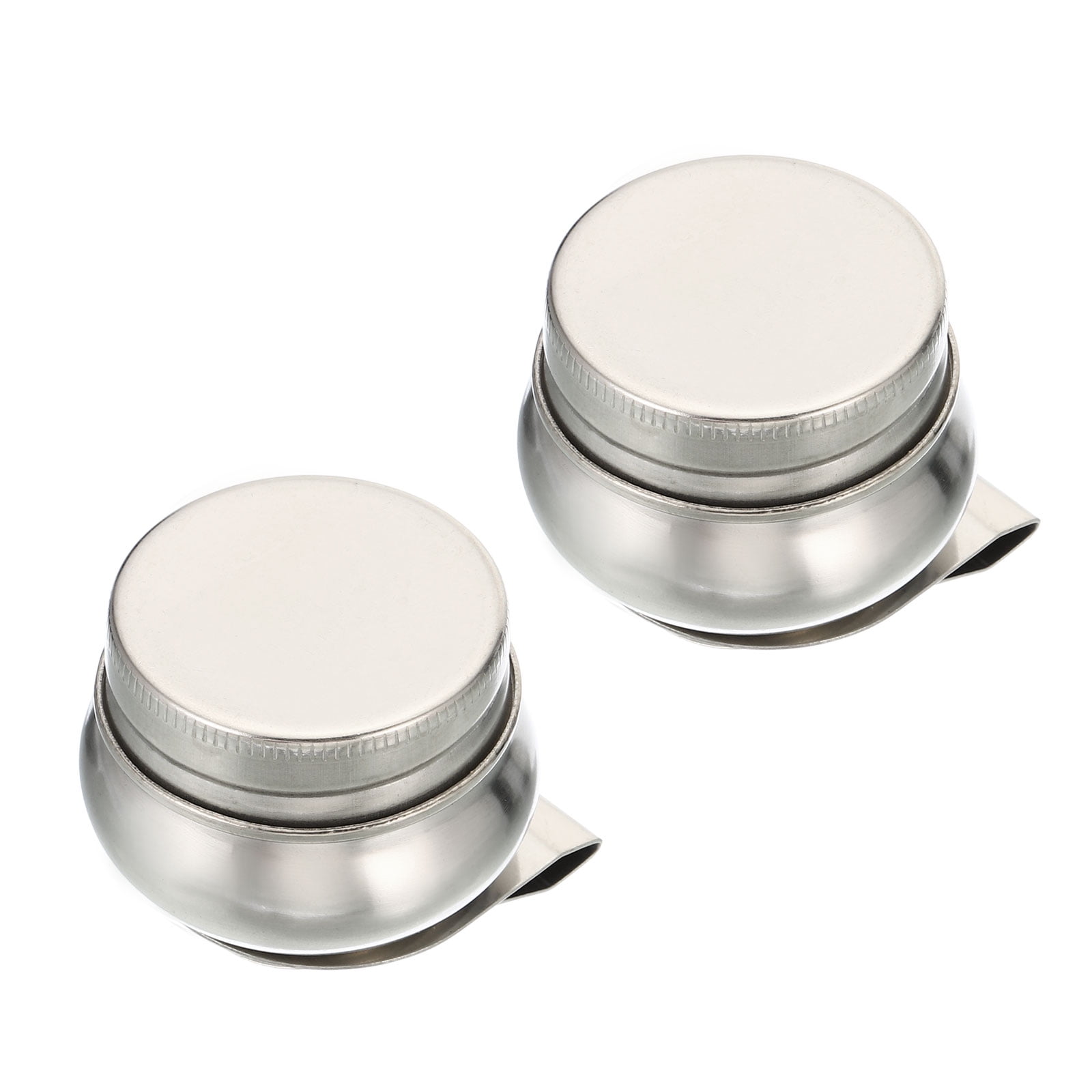Uxcell 2" x 1.8" Palette Cups Paint Pot Container Cup with Lid and Clip ...