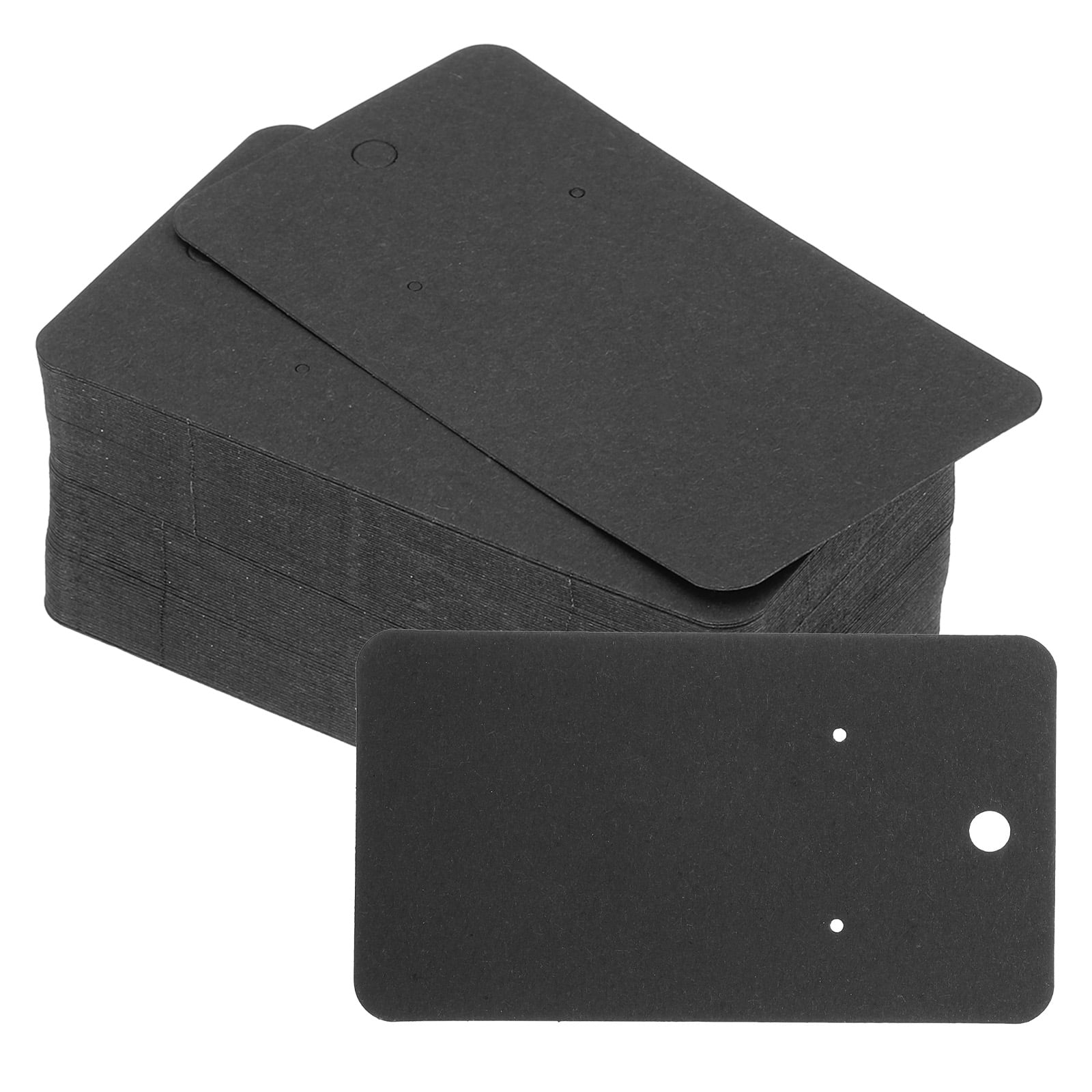Uxcell 2" x 3.5" Earring Display Card Necklace Card Holder Blank Paper ...