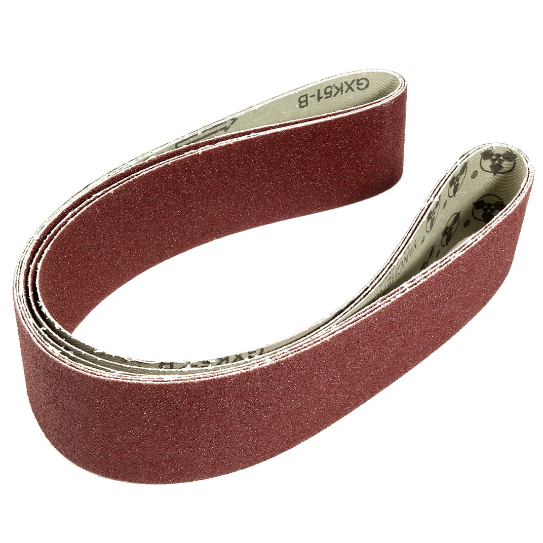 Uxcell 2" x 42" 80 Grit Lapped Joint Aluminum Oxide Sanding Belts 3 ...
