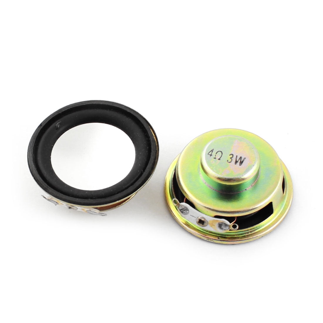 Uxcell 2 x Round 40mm Dia External Magnet Speaker Horn 4Ohm 3 Watt ...