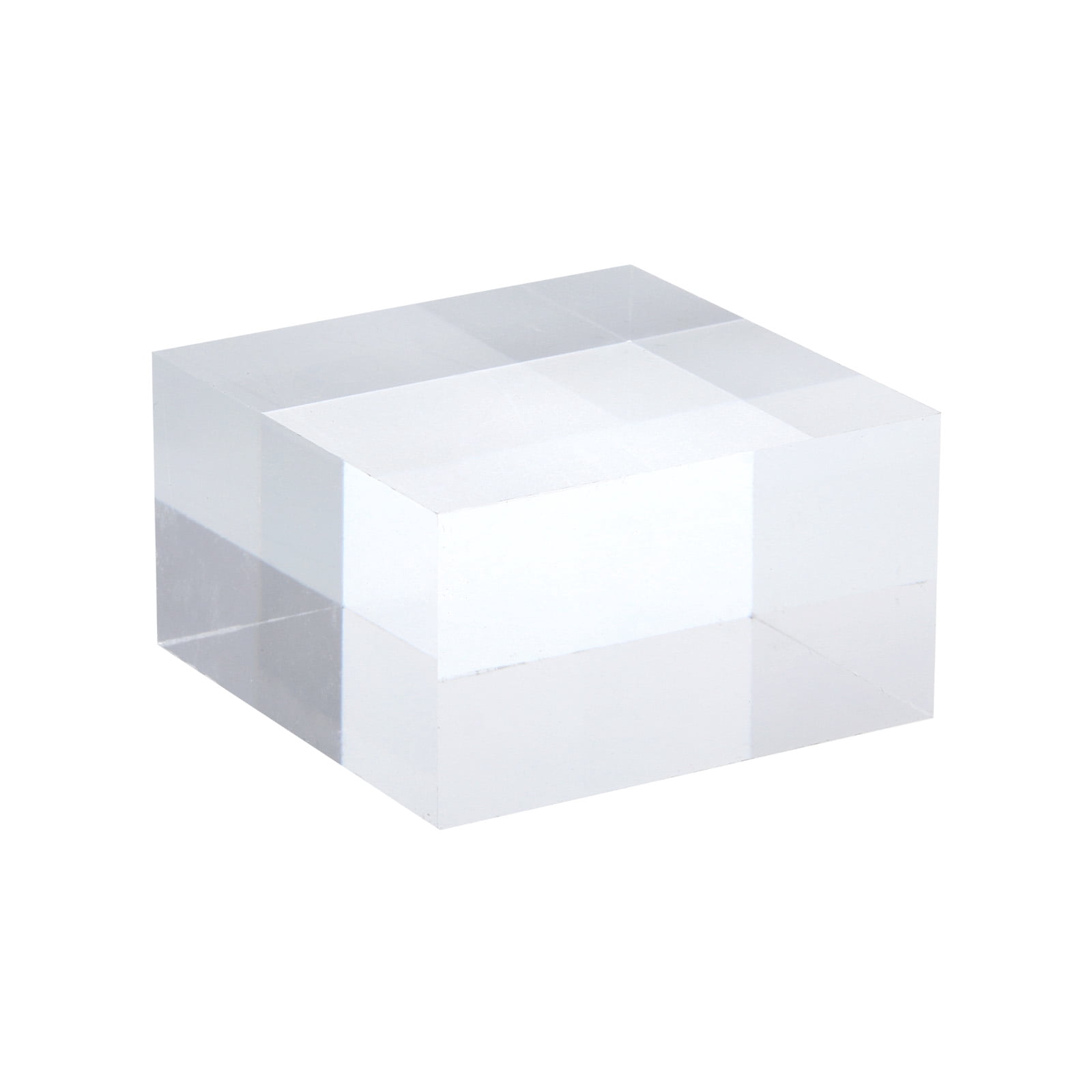 Uxcell 2"x2"x1" Jewelry Display Riser Polished Acrylic Cube Display ...