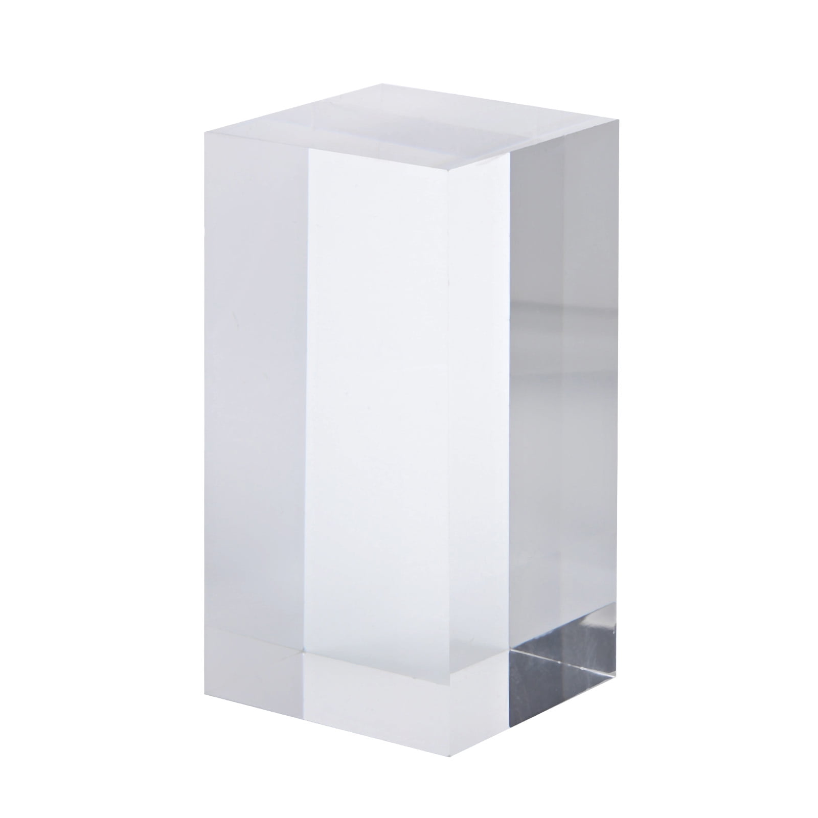 Uxcell 2"x2"x4" Jewelry Display Riser Polished Acrylic Cube Display ...
