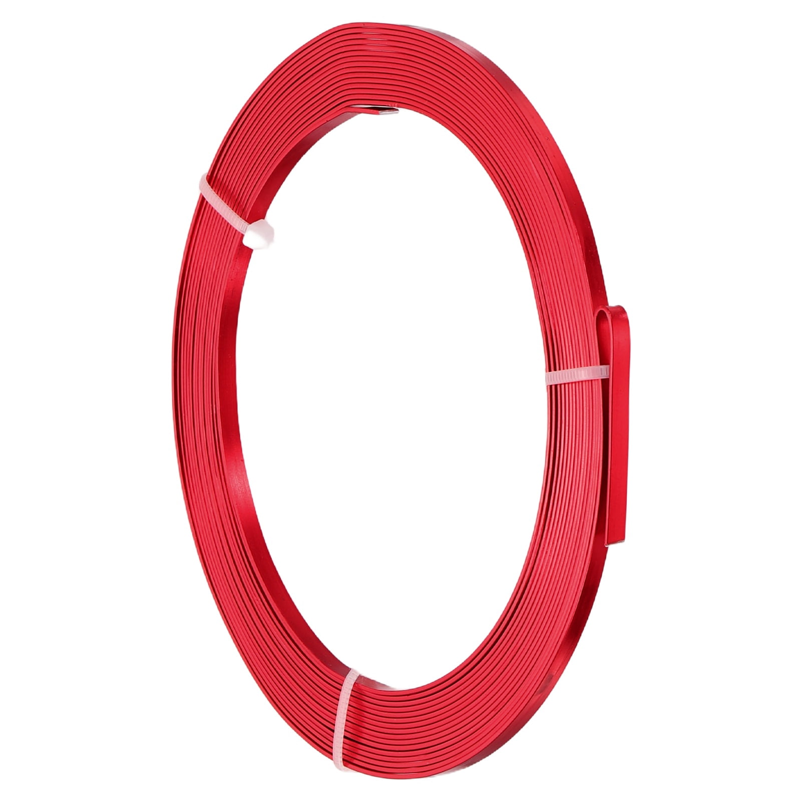 Uxcell 20 AWG 3.5mm Wide Aluminum Flat Wire, 16Ft 3 Roll Bendable ...