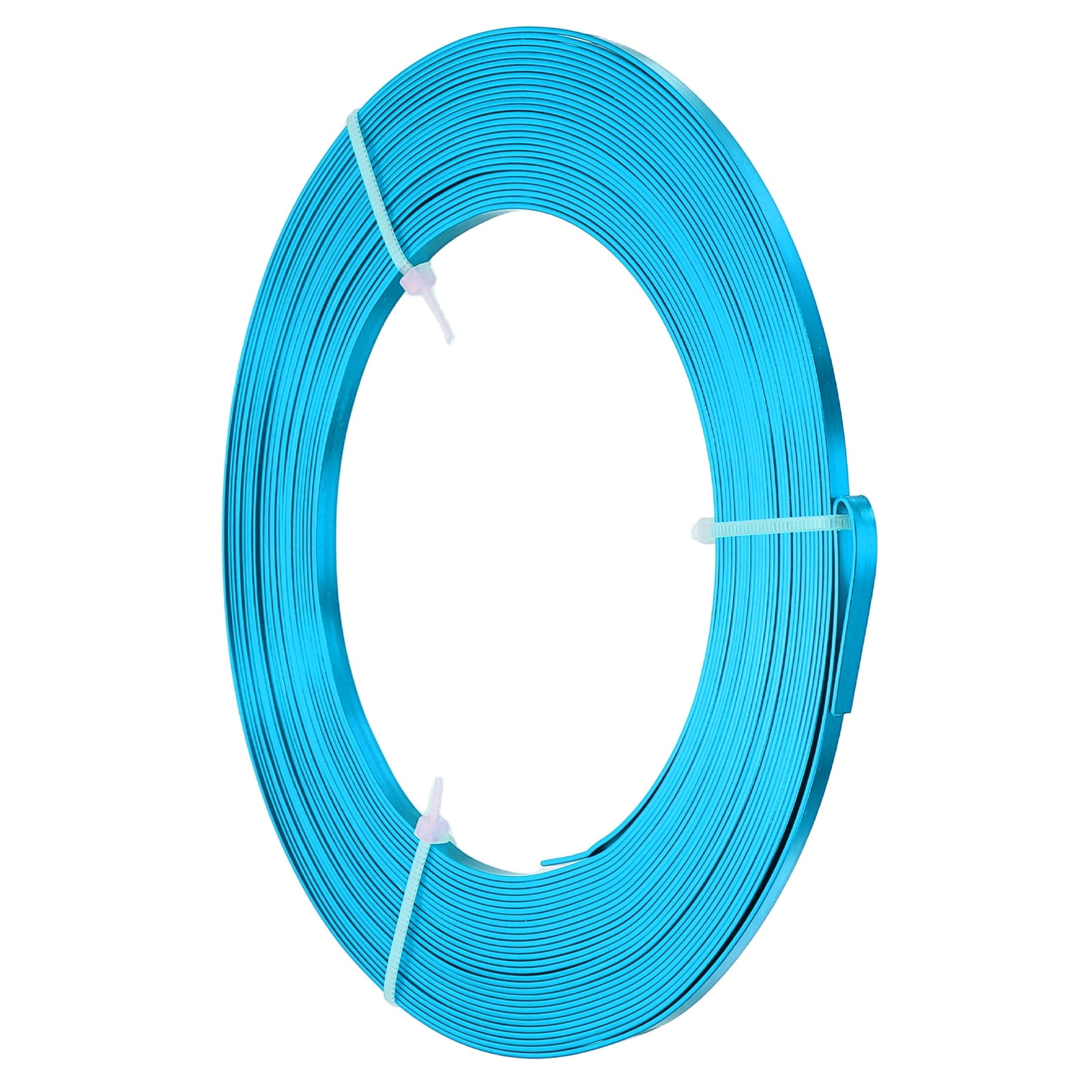 Uxcell 20 AWG 3.5mm Wide Aluminum Flat Wire, 33Ft 1 Roll Bendable ...