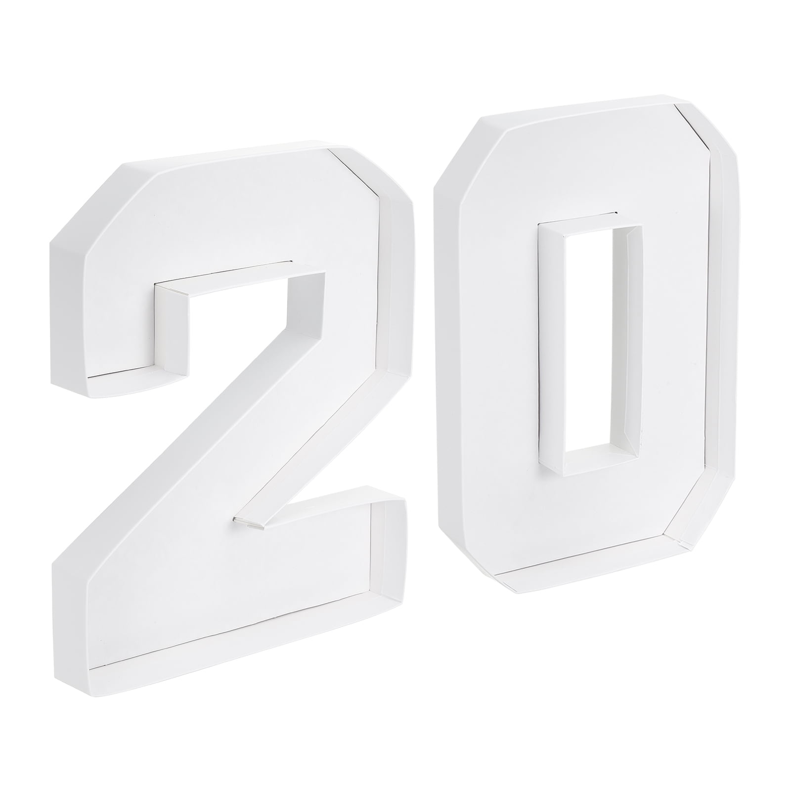 Uxcell 20 Cardboard Number Set, Paper Box Fillable Tray Container for ...