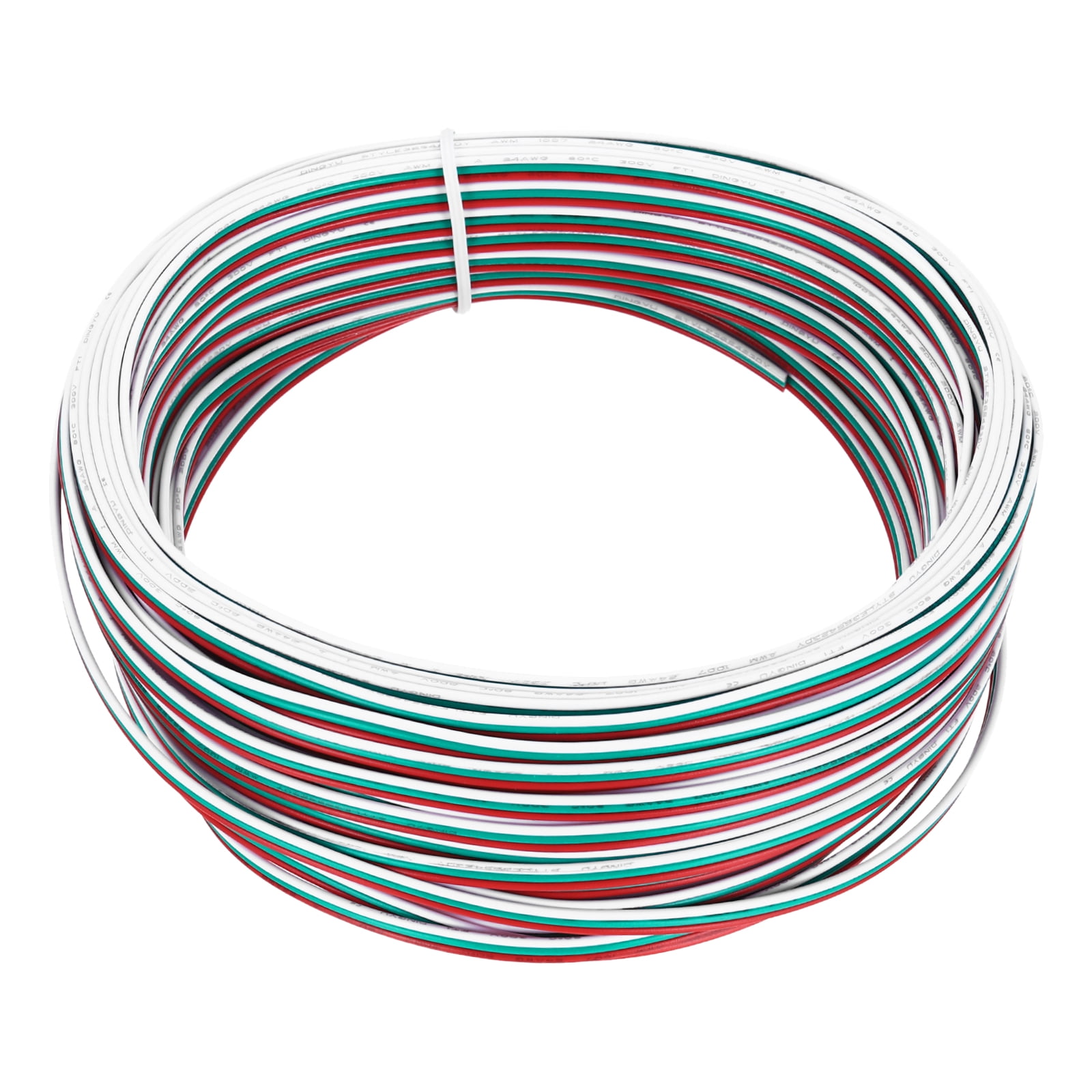 Uxcell 20 Gauge 3 Conductor Electrical Wire Tinned Copper Cable 66FT ...