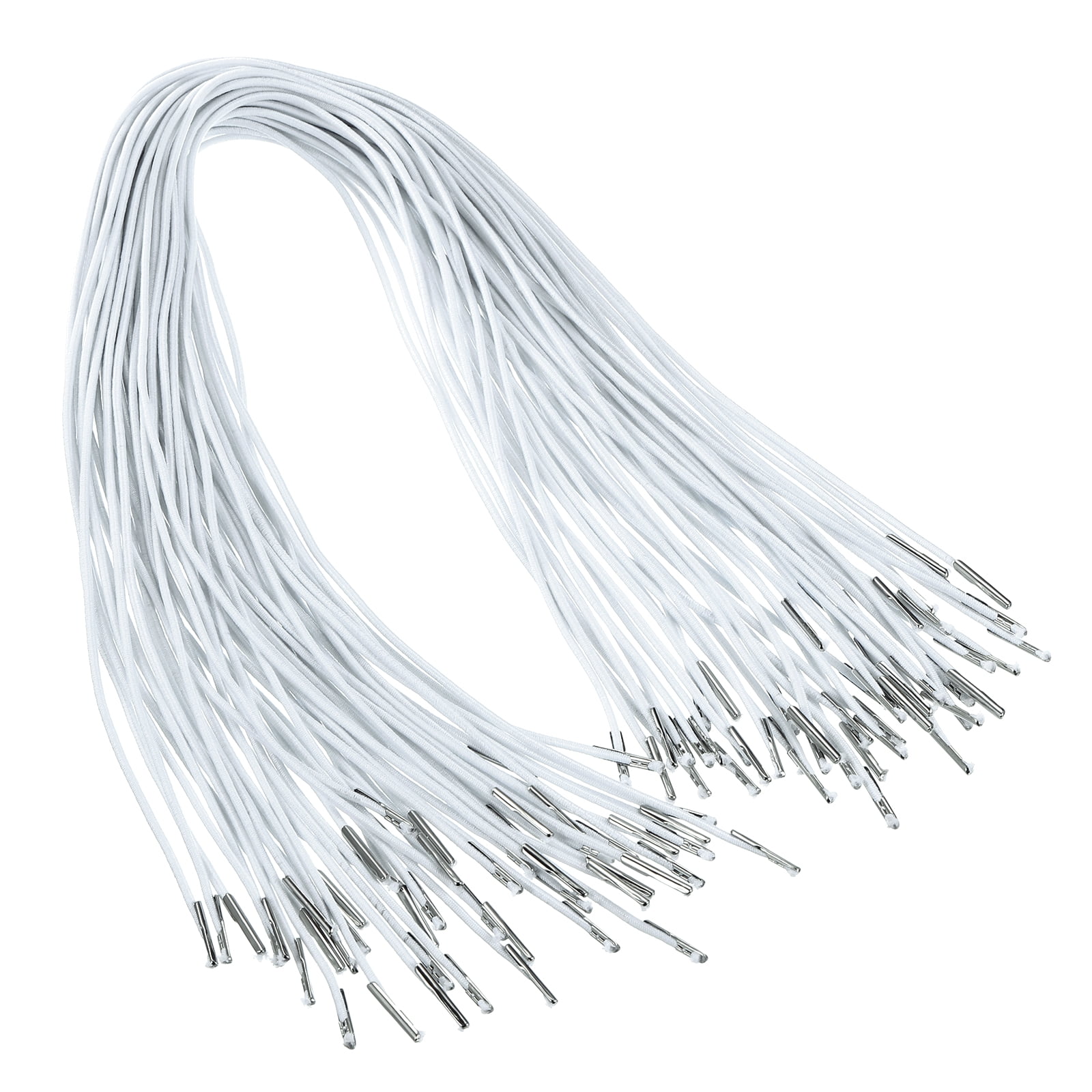 Uxcell 20 Inch Elastic Barbed Cord 1.6mm Loop Stretch Round String with ...