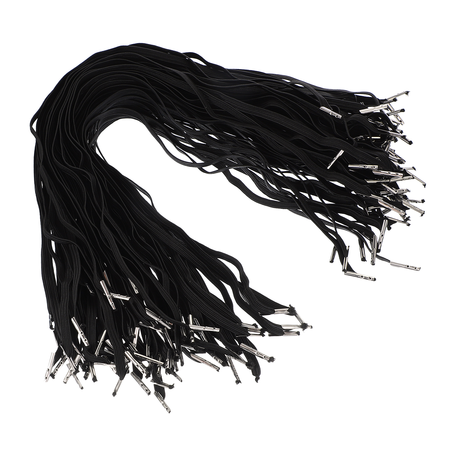 Uxcell 20 Inch Elastic Barbed Cord 6 mm Loop Stretch Flat String with ...