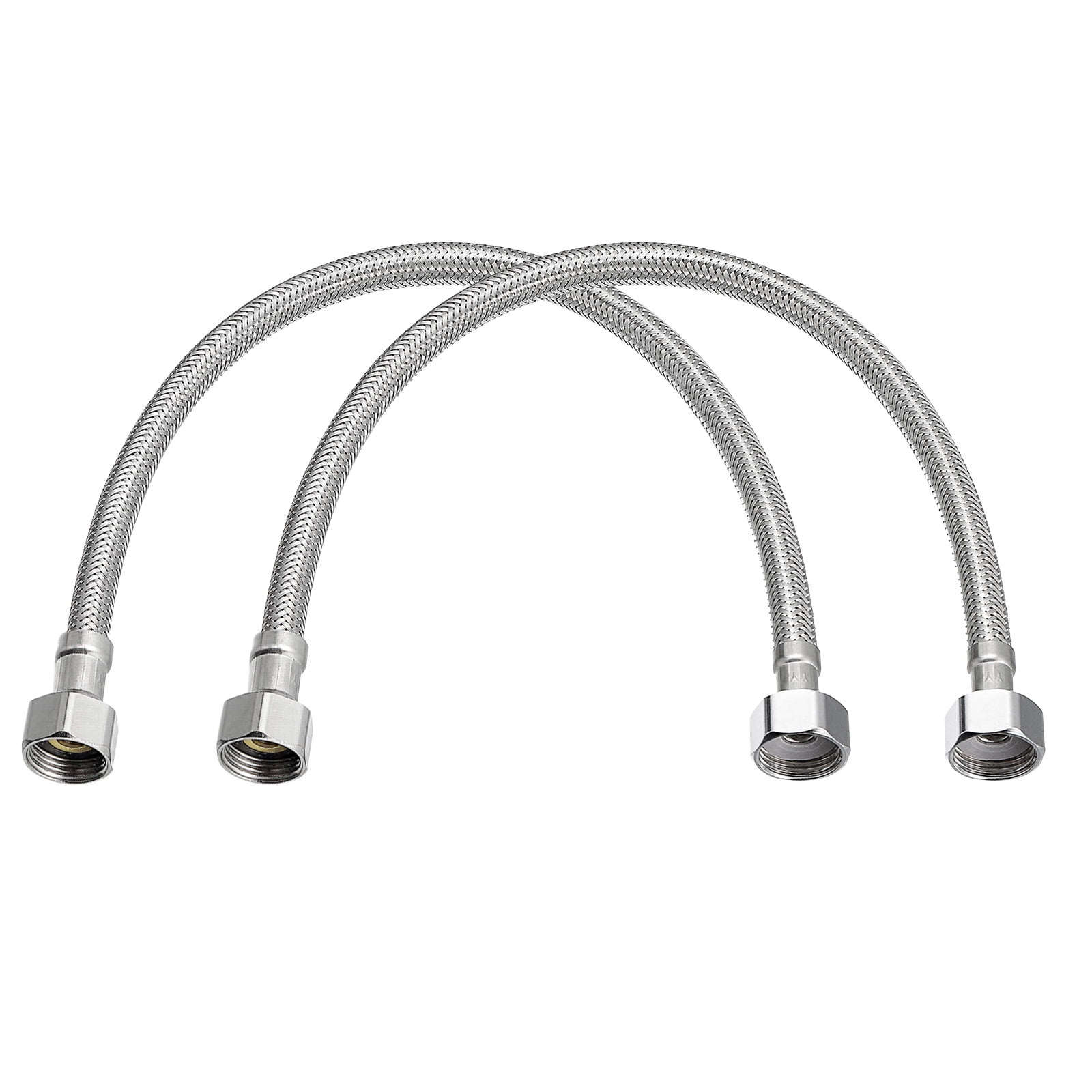Uxcell 20 Inch Faucet Supply Line Connector, G3/8 Female x G1/2 Female ...