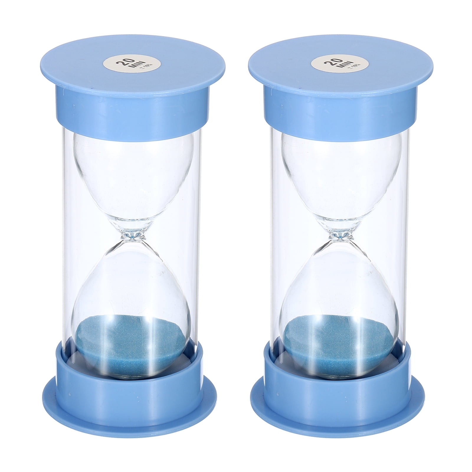 Uxcell 20 Min Sand Timer, 2Pcs 5.26 x 2.53inch Small Sandy Clock, Count ...