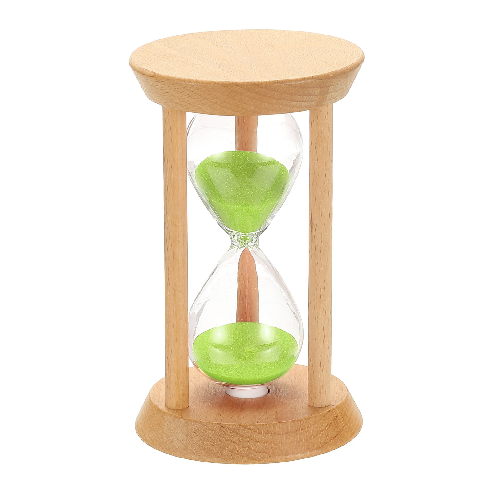 Uxcell 20 Minutes Sand Timer, 1 Pcs Wooden Sand Watch High Glass ...