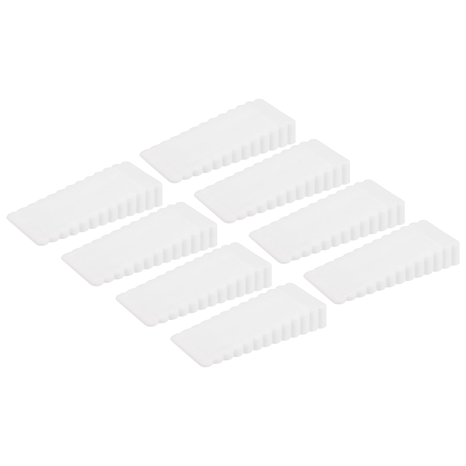 Uxcell 20 Pack 0.59" ABS Door Stoppers for Bottom Door Stop Wedge ...