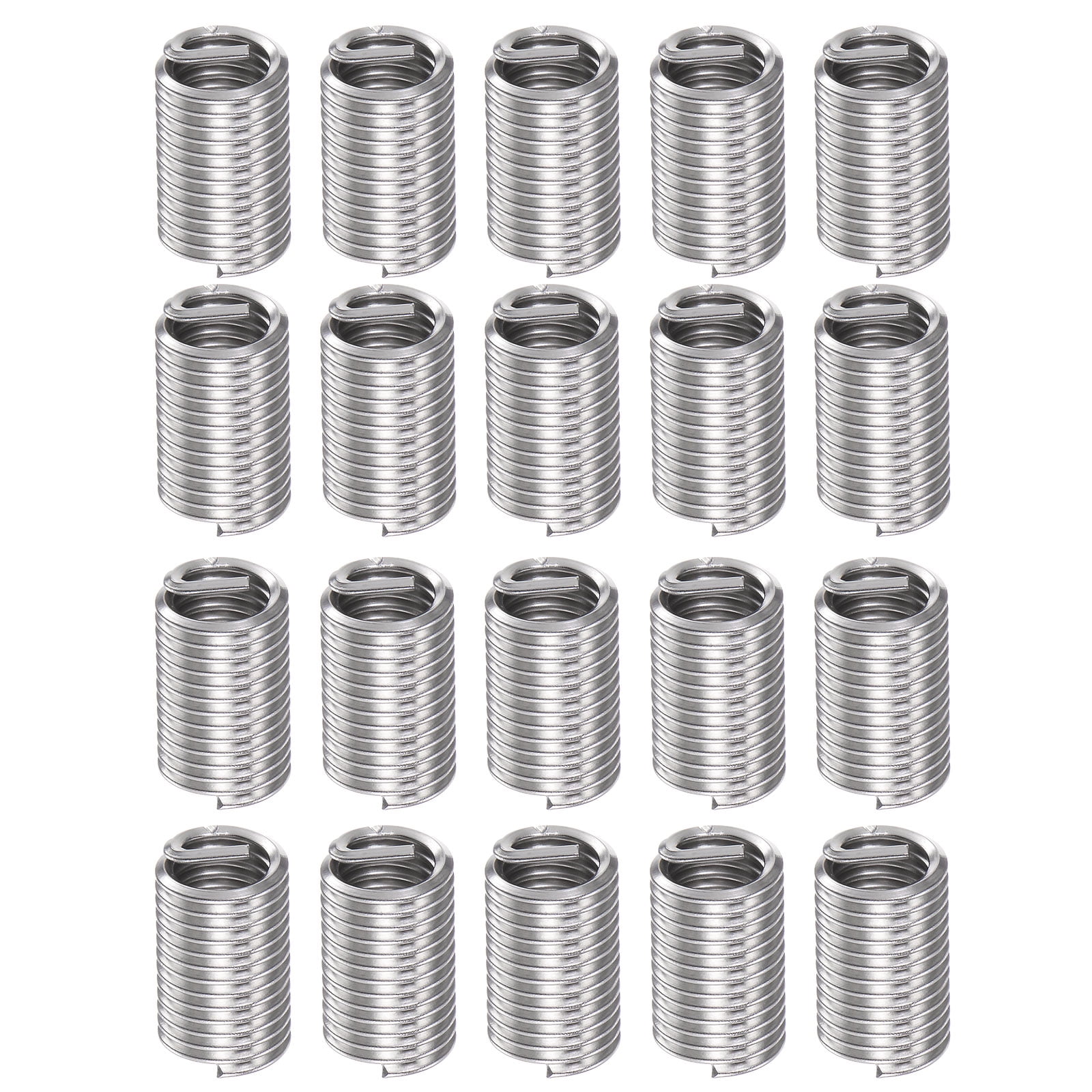 Uxcell 20 Pack 10# 32 UNF 3D 14.4mm 304 Stainless Steel Helical Wire ...