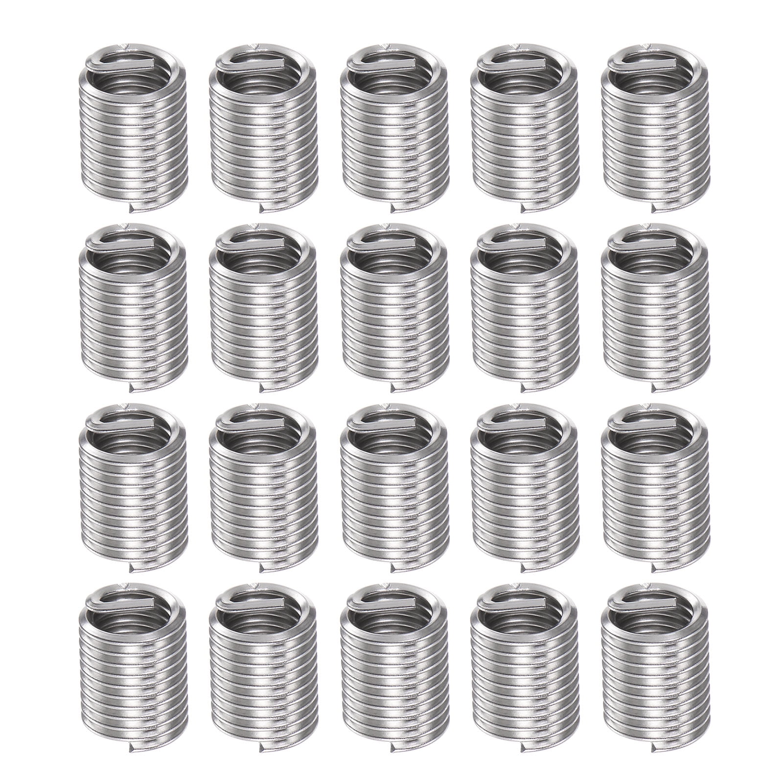 Uxcell 20 Pack 3/8 16 UNC 2D 19mm 304 Stainless Steel Helical Wire ...