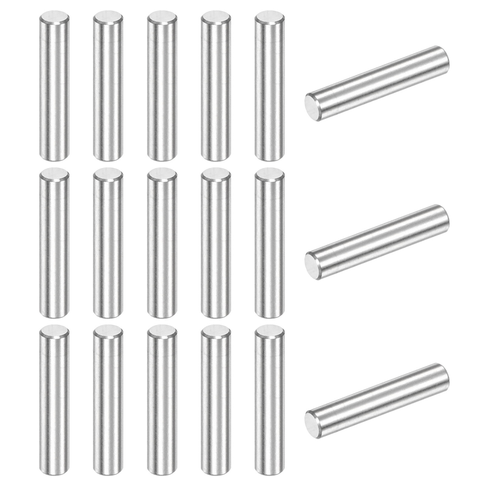 Uxcell 20-Pack 4 x 20 mm Dowel Pin, 316 stainless steel Support Pin ...