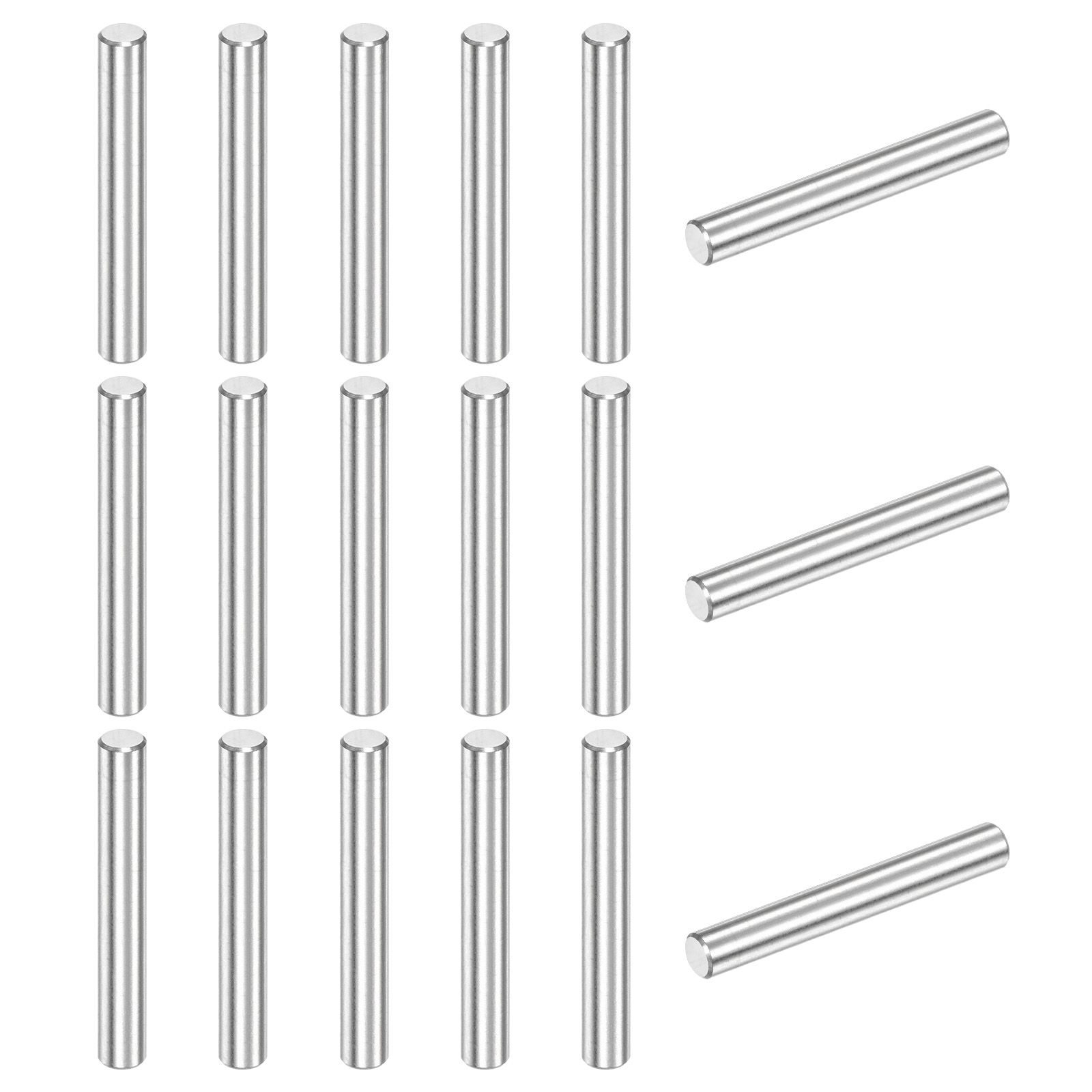 Uxcell 20-Pack 4 x 28 mm Dowel Pin, 316 stainless steel Support Pin ...