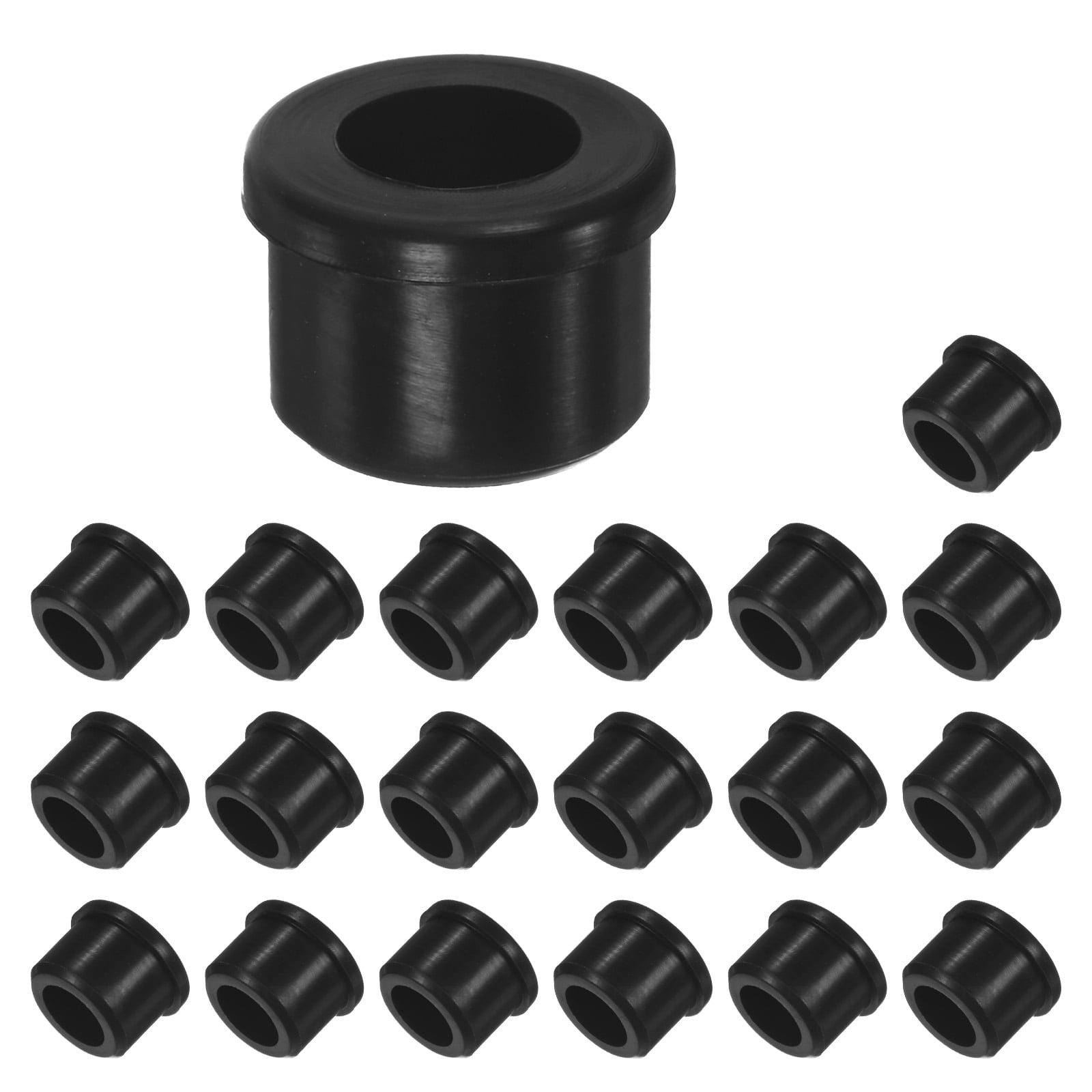 Uxcell 20-Pack 5/8 Inch Drill Hole, 3/8 Inch ID Silicone Rubber ...