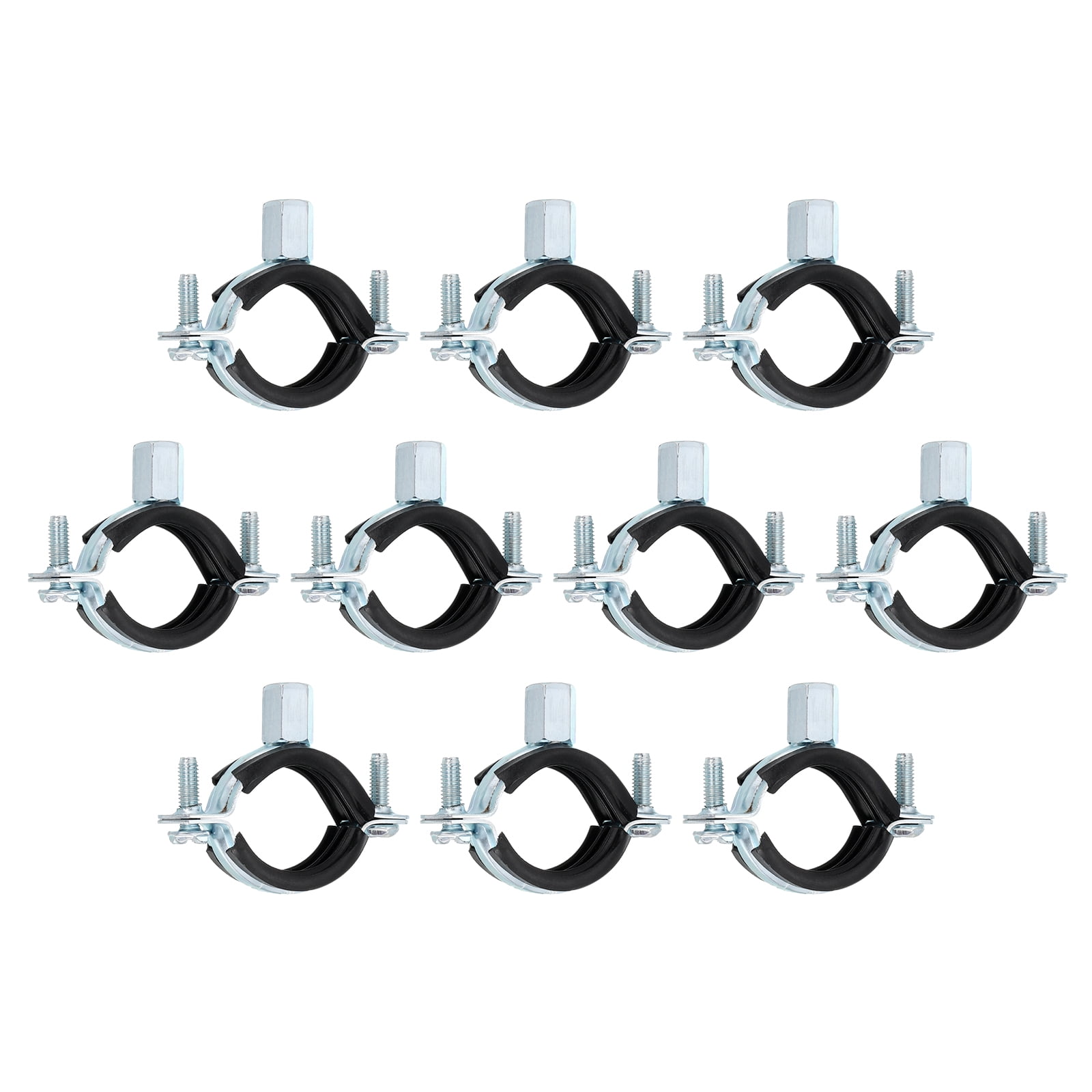 Uxcell 20 Pack Adjustable Pipe Bracket Clamp, 1-1/4"(32mm) Wall Ceiling ...