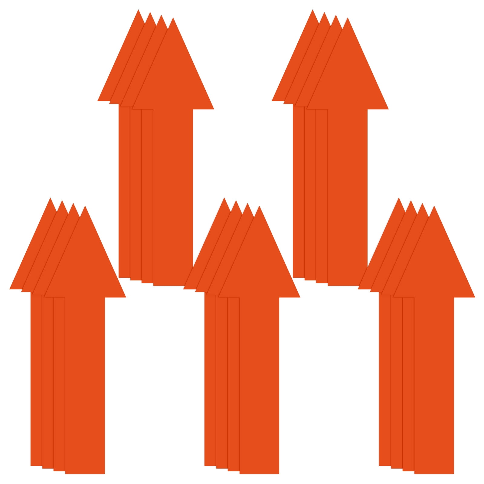 Uxcell 20-Pack Arrow Sticker, 8 Inch PVC Self Adhesive Arrow Sign for ...