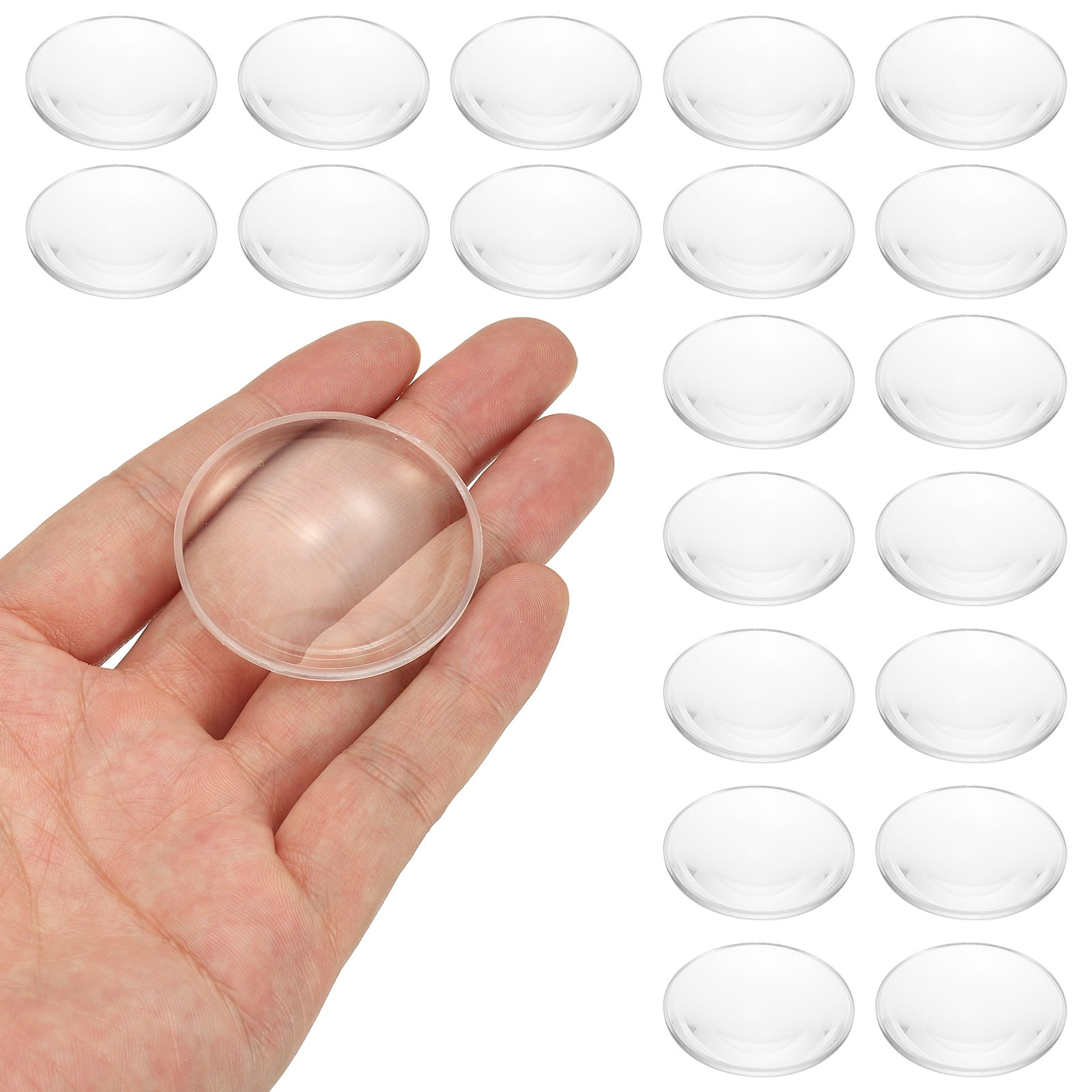 Uxcell 20 Pack Biconvex Lens, 42mm Dia. 42mm Focal Length Aspheric ...