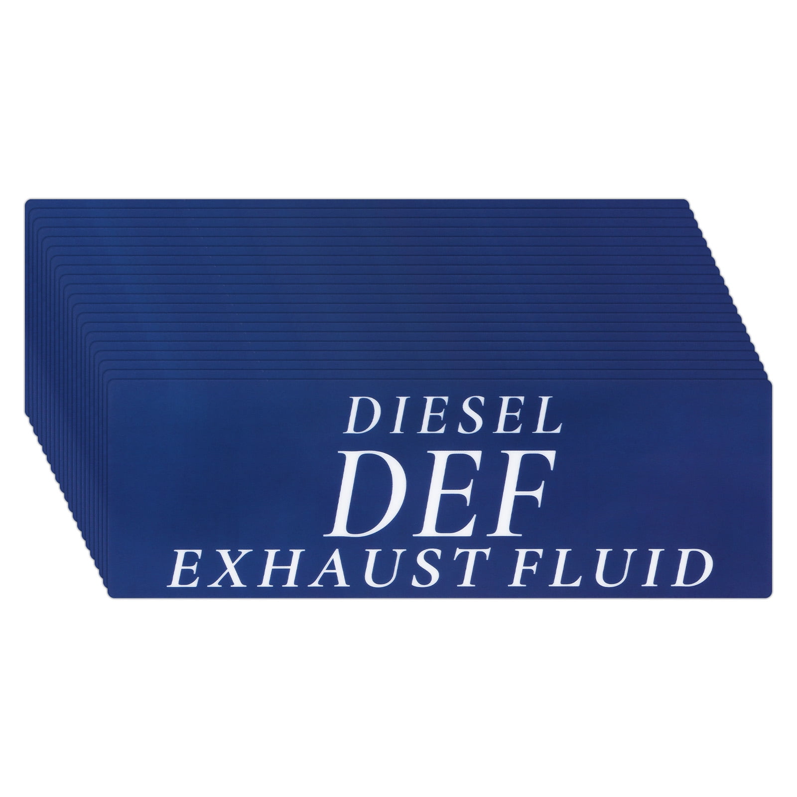 Uxcell 20-Pack Blue Diesel DEF Exhaust Fluid Sticker, 6x2" DEF Label ...
