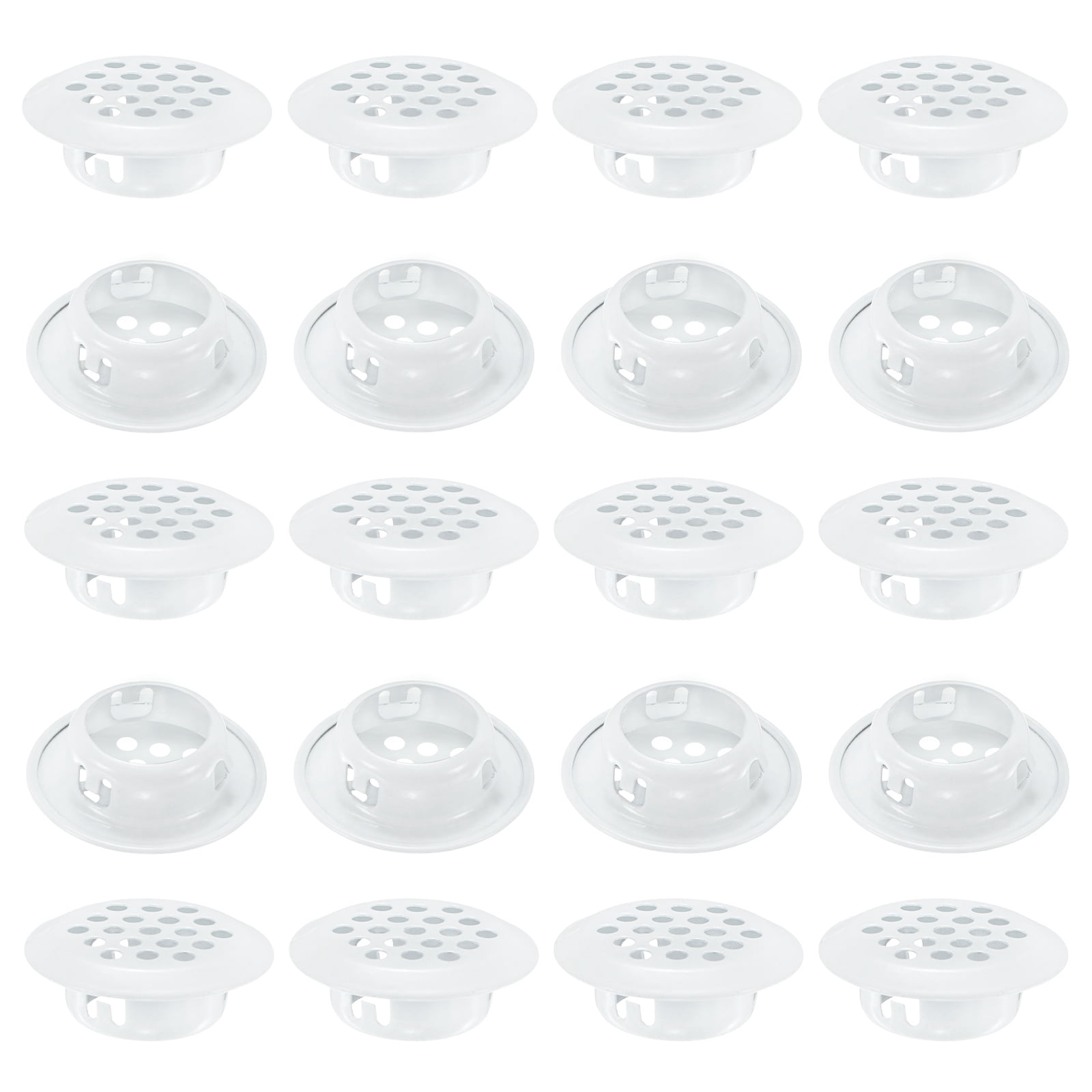 Uxcell 20-Pack Circular Soffit Vents, 19mm/0.75 Inch Stainless Steel ...