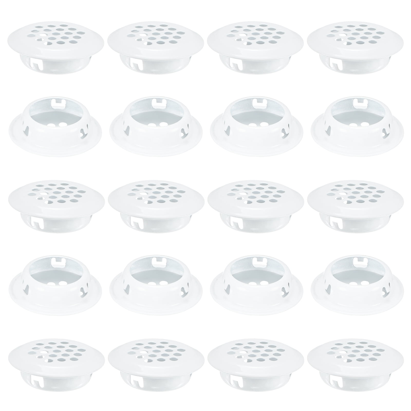 Uxcell 20-Pack Circular Soffit Vents, 25mm/0.98 Inch Stainless Steel ...