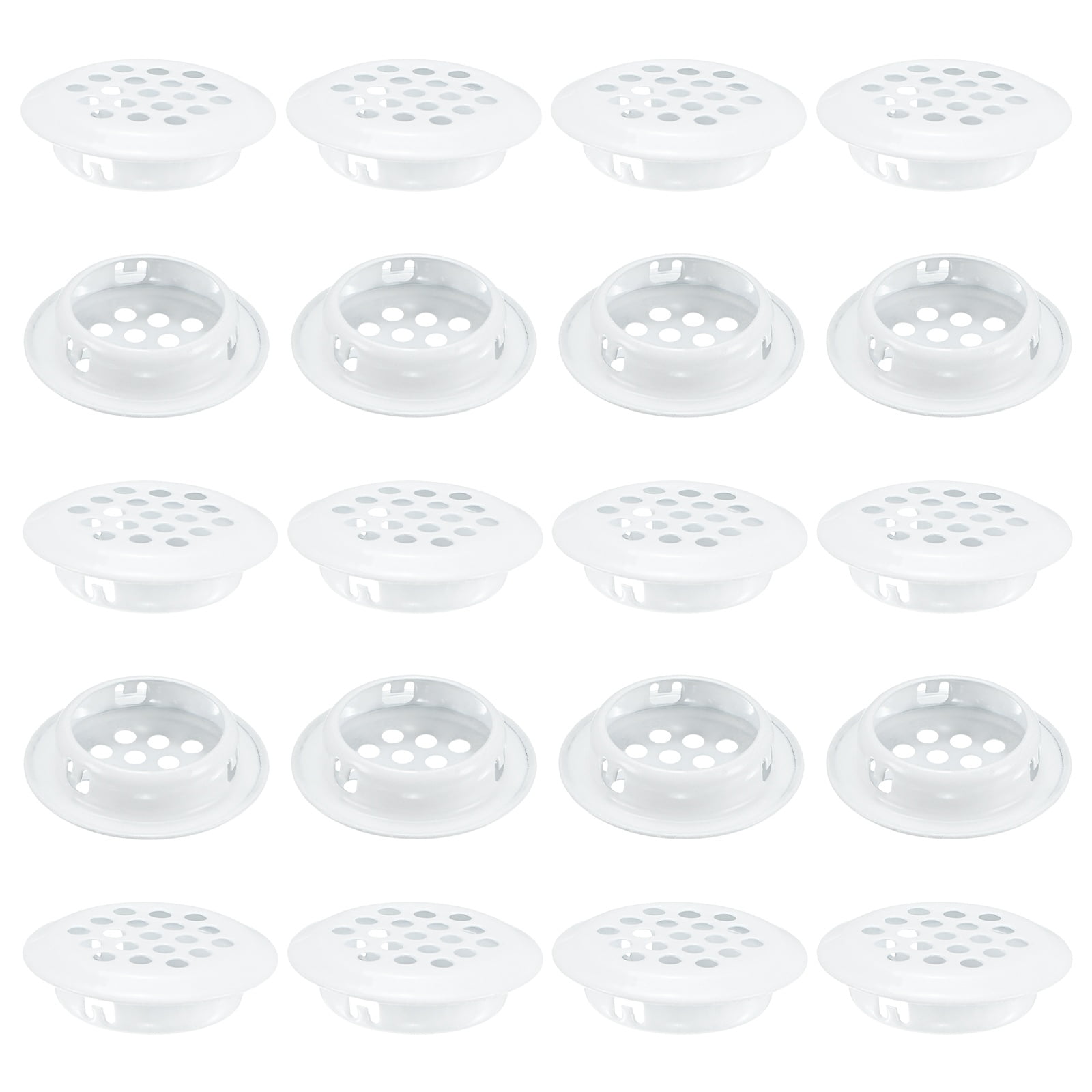 Uxcell 20-Pack Circular Soffit Vents, 29mm/1.14 Inch Stainless Steel ...