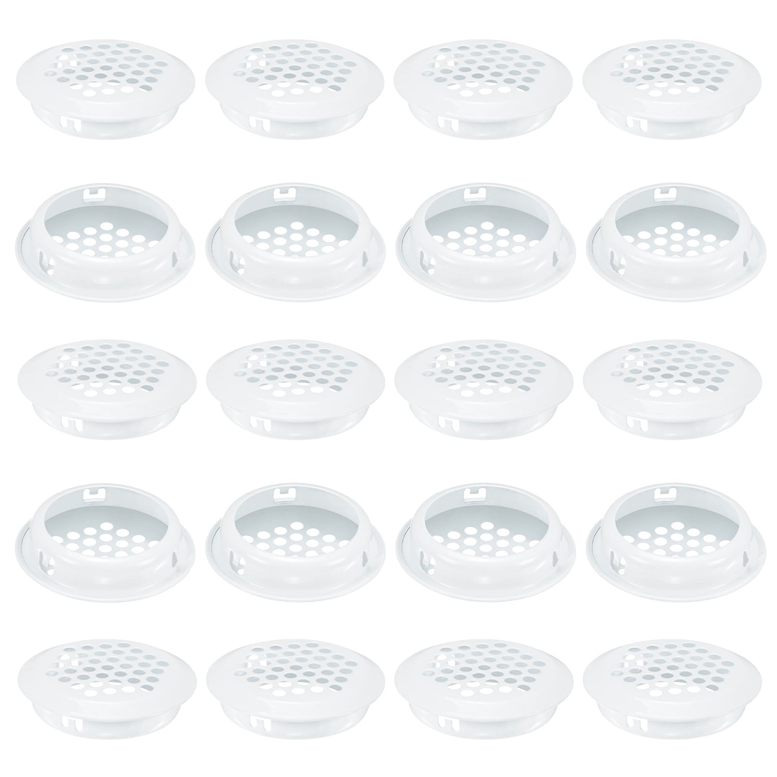 Uxcell 20-Pack Circular Soffit Vents, 35mm/1.38 Inch Stainless Steel ...