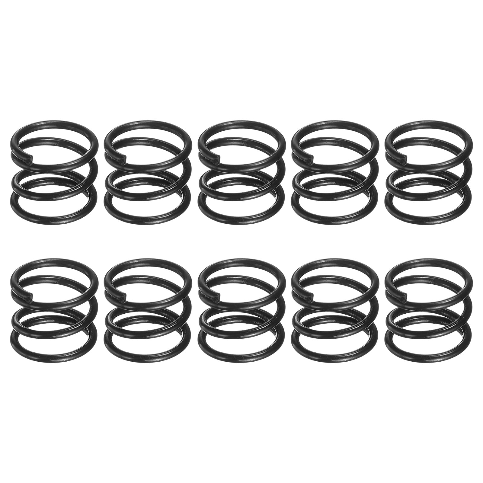 Uxcell 20 Pack Compression Spring, 12mm OD, 1.2mm Wire Size, 10mm Free ...