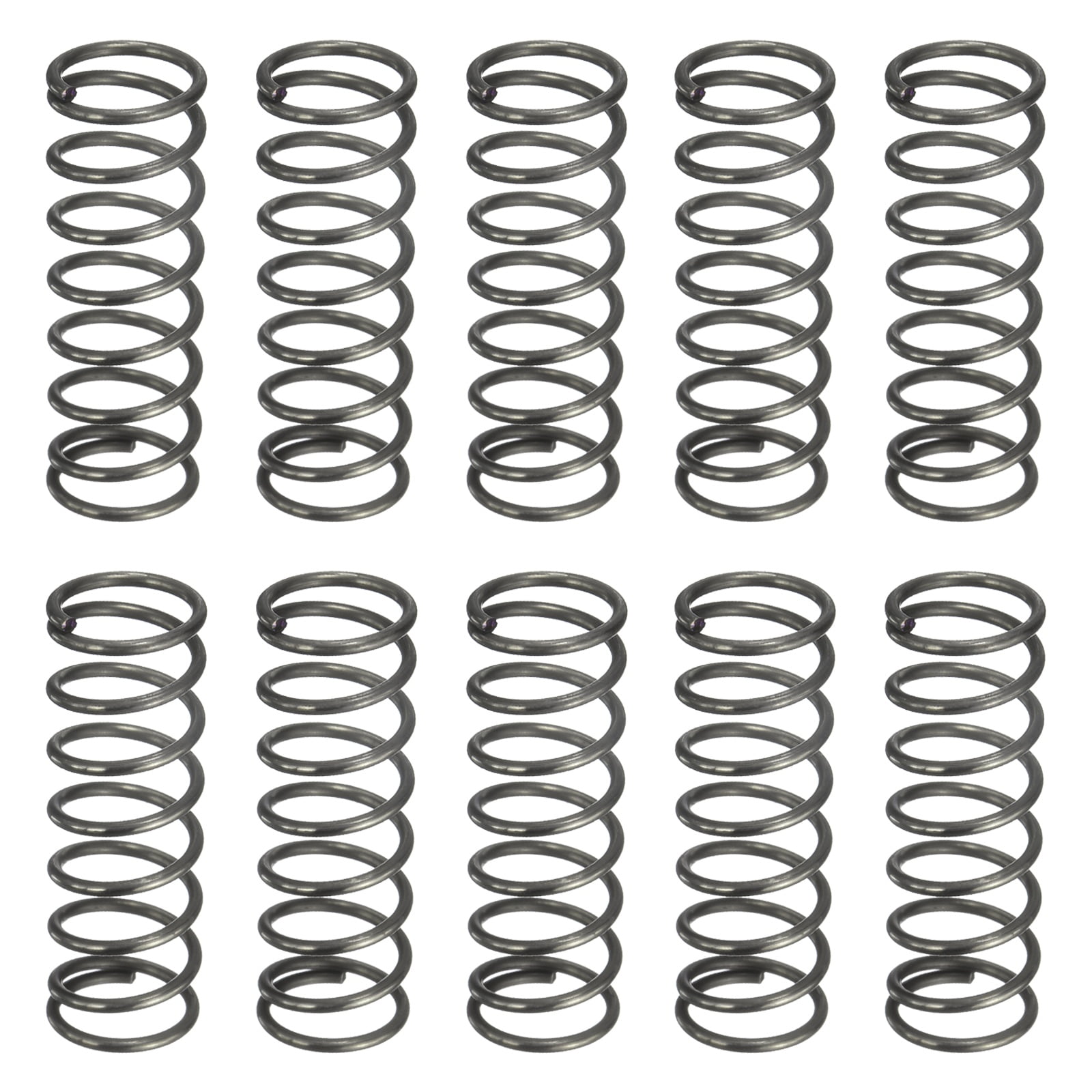 Uxcell 20 Pack Compression Spring, 12mm OD, 1.2mm Wire Size, 35mm Free ...
