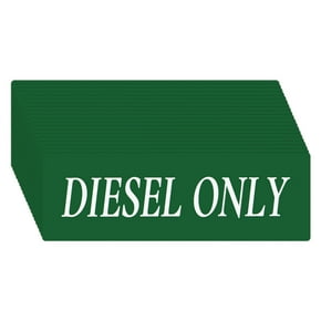 Diesel Fuel Only Stickers