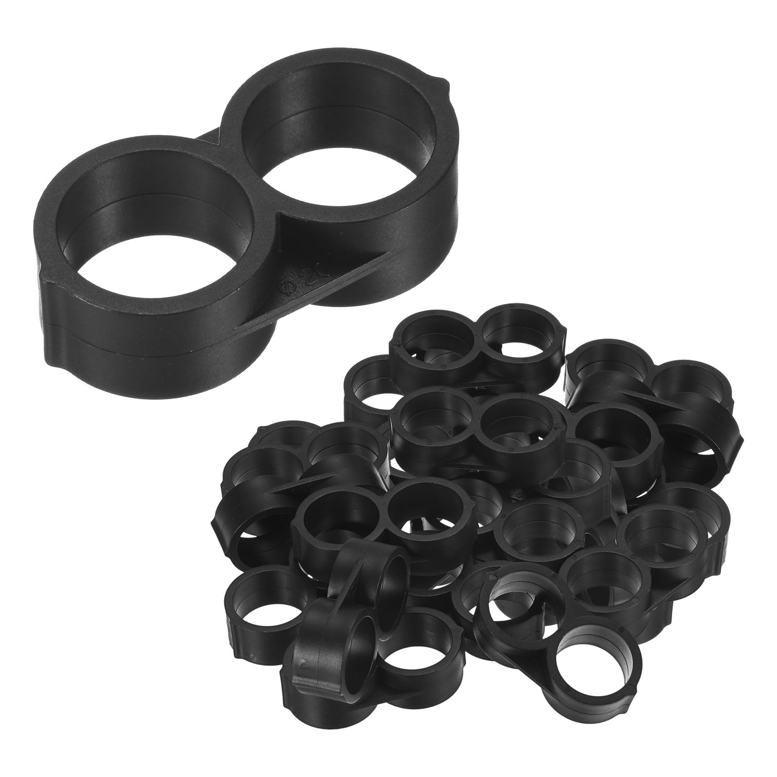 Uxcell 20-Pack Drip Irrigation Barbed Fittings, for 1/2 Inch 8 End ...