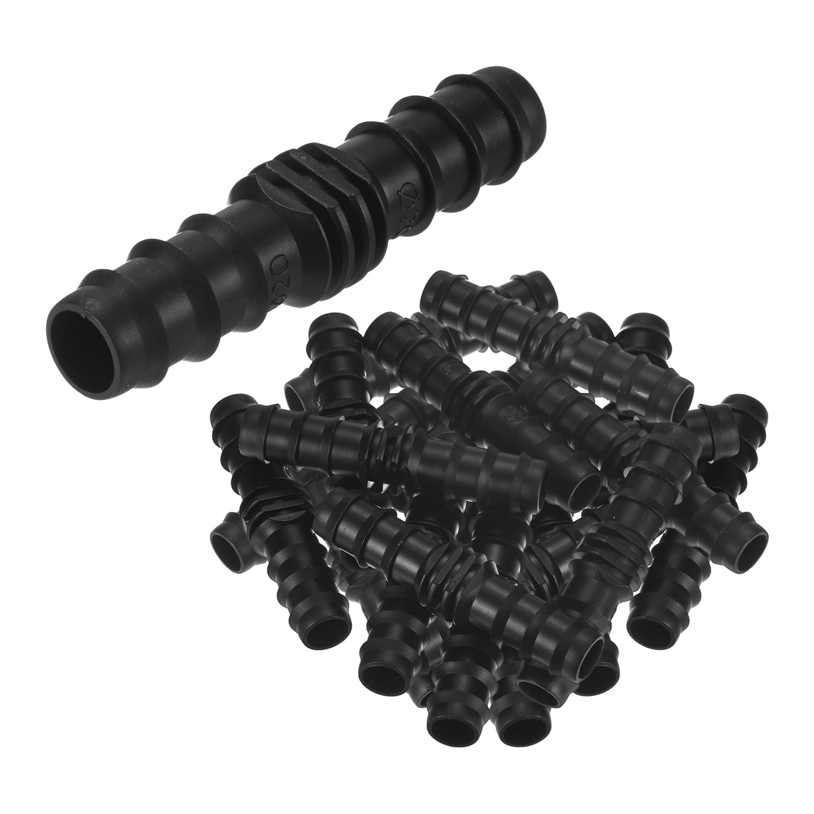 Uxcell 20-Pack Drip Irrigation Barbed Fittings, for 1/2 Inch Tubing ...
