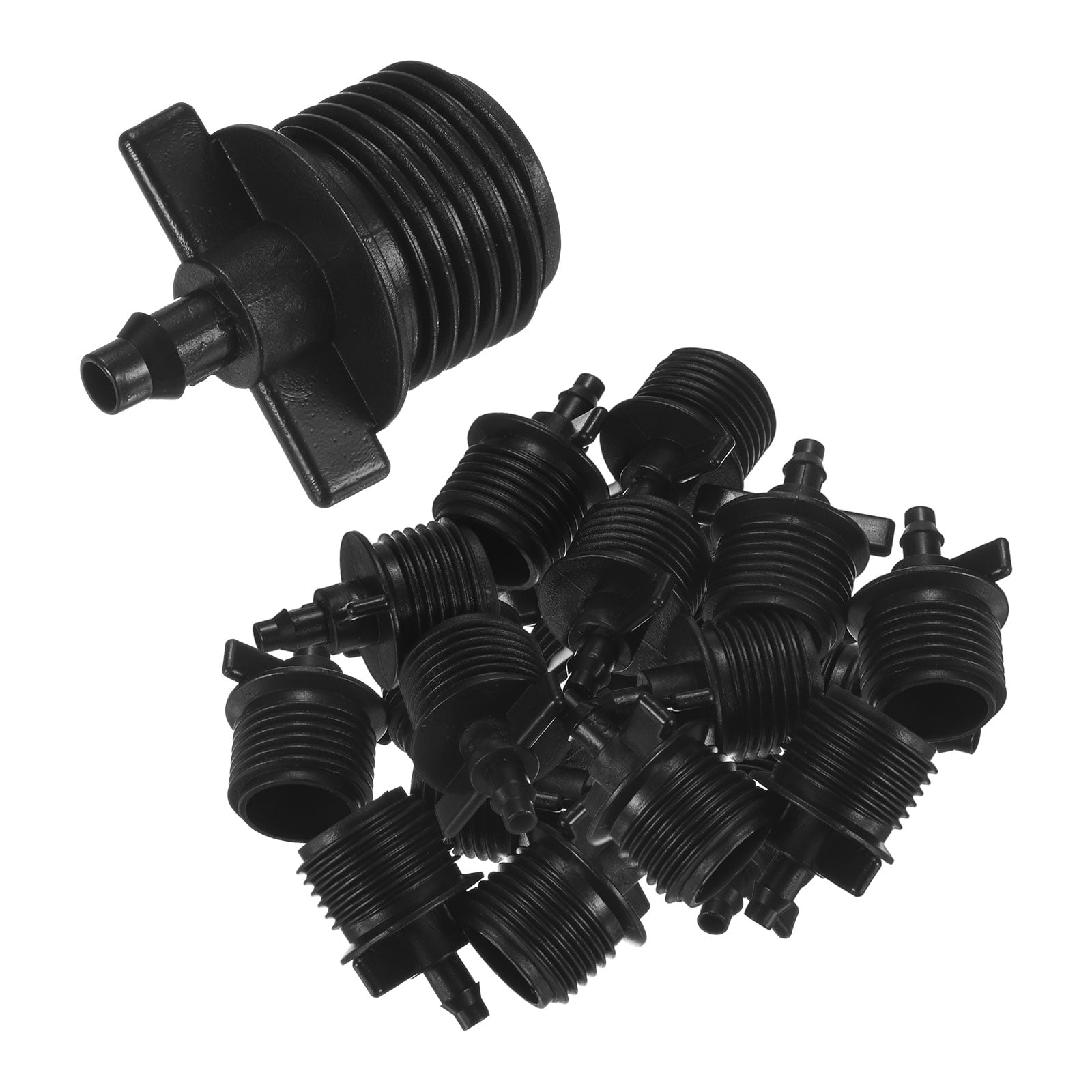 Uxcell 20-Pack Drip Irrigation Barbed Fittings, for 1/4 to 1/2 Male ...