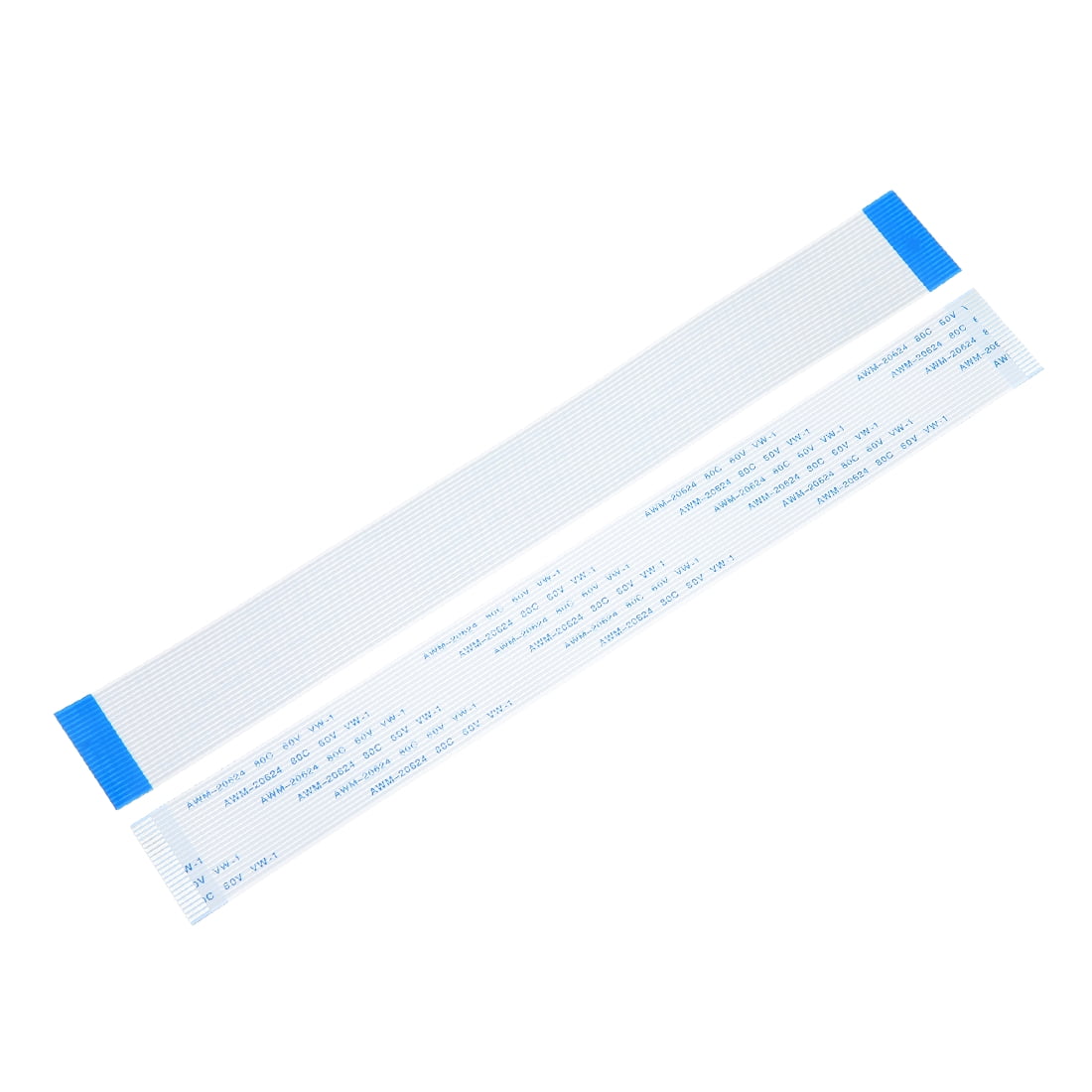 Uxcell 20 Pack FFC FPC Flat Flexible Cable, 22 Pins 1mm Pitch 200mm ...