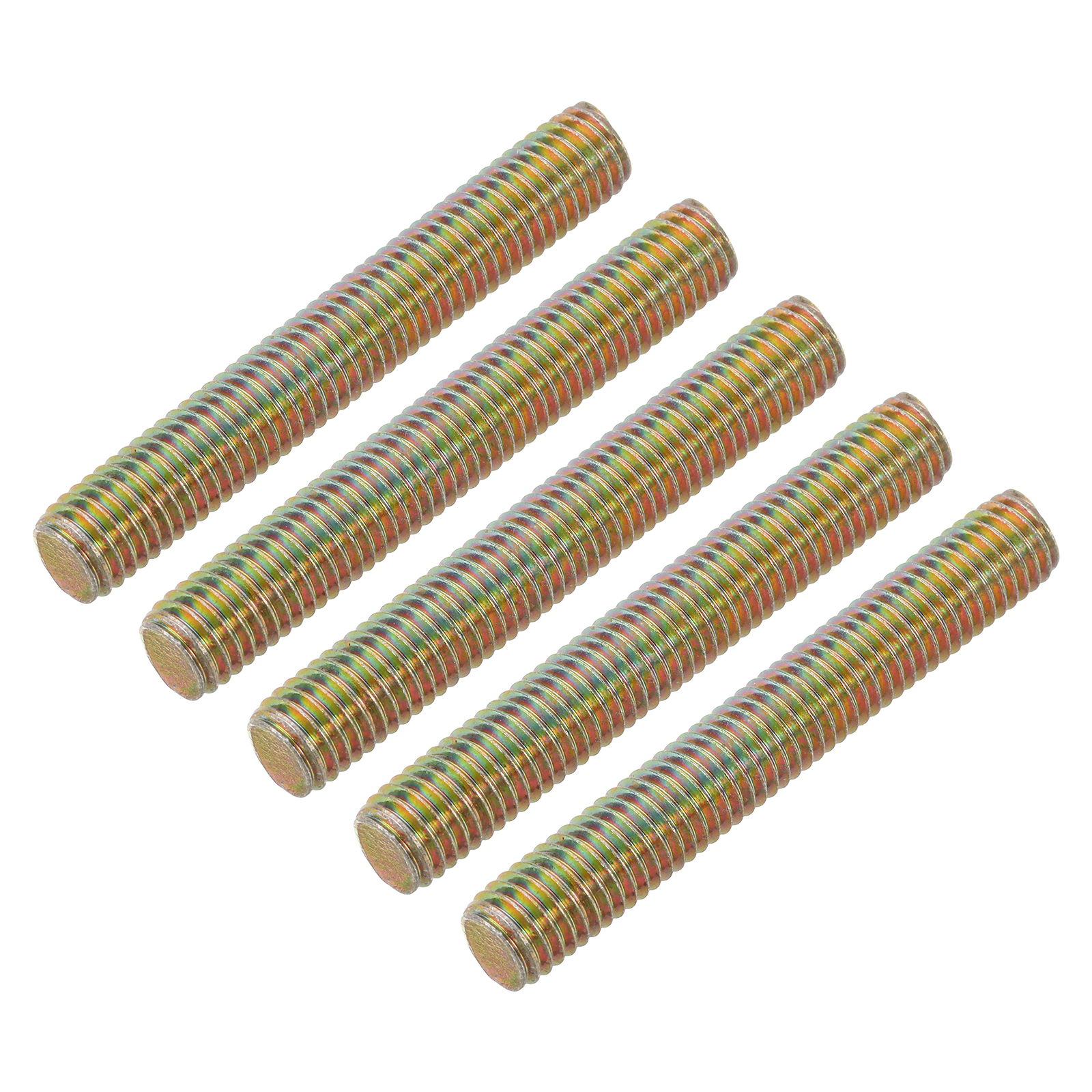 Uxcell 20 Pack Fully Threaded Rod, M10-1.5x70mm Carbon Steel Long ...