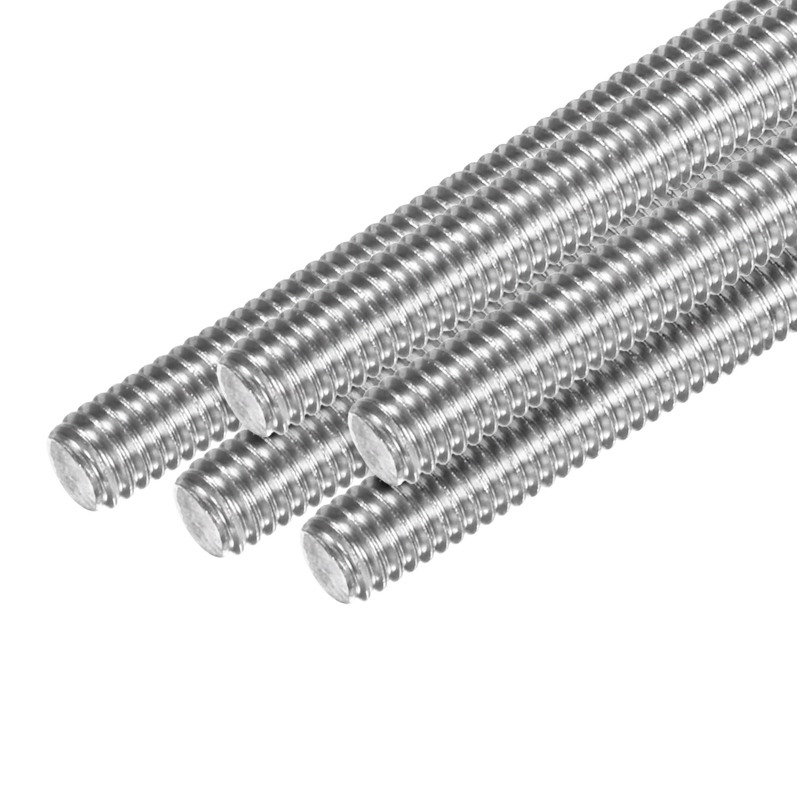 Uxcell 20-Pack Fully Threaded Rod, M4x40mm 304 Stainless Steel Right ...