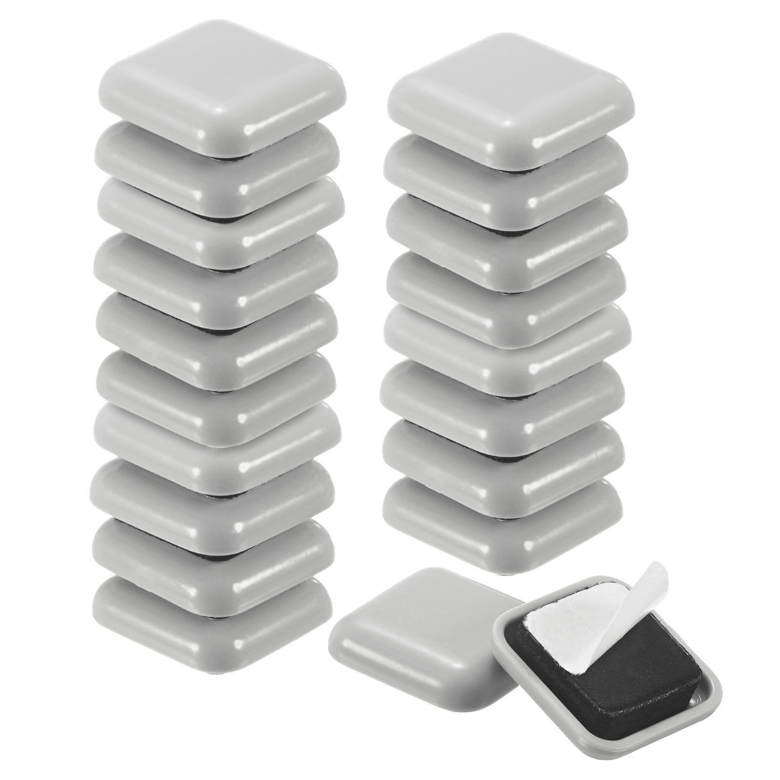 Uxcell 20-Pack Furniture Sliders, 1" EVA Foam Felt Pad Self-Adhesive Mover Glides Furniture ...