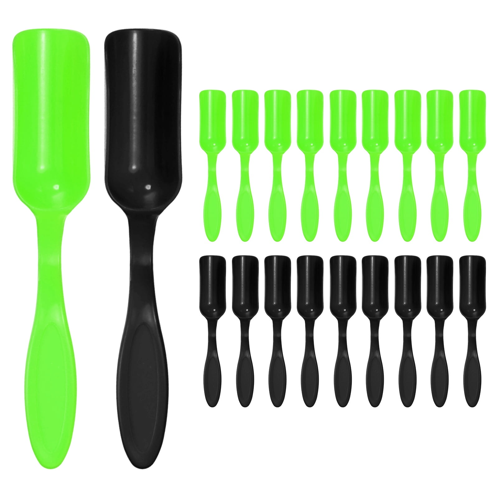 Uxcell 20-Pack Mini Gardening Shovel Spoon, Plastic Garden Soil Scoops ...