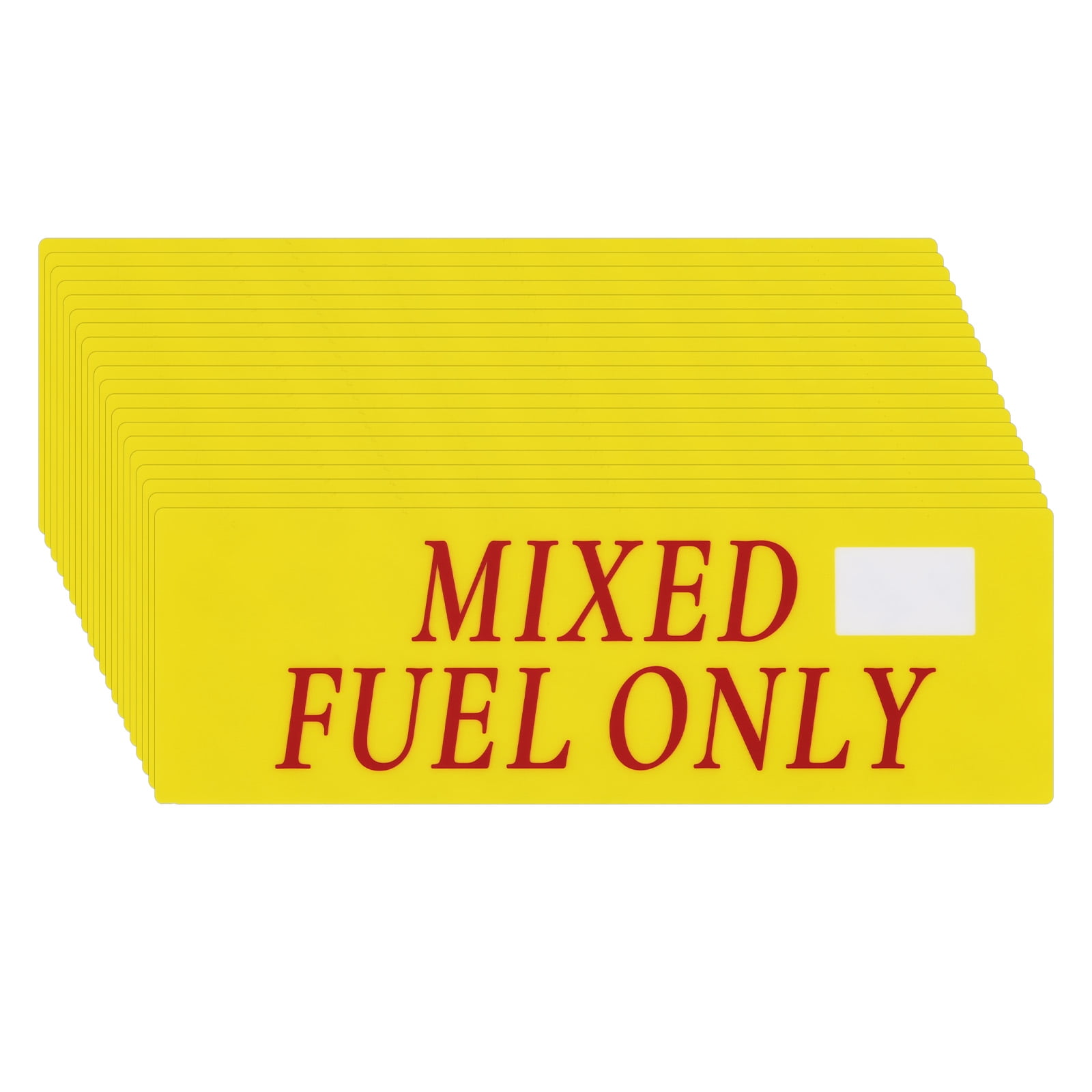 Uxcell 20-Pack Mixed Fuel Only Sticker, 6x2" Waterproof Gas Can ...